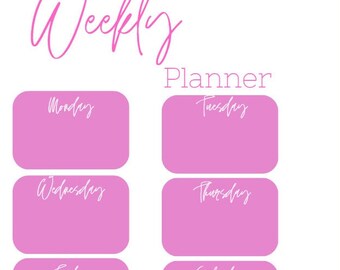 PRINTABLE PLANNER - Etsy