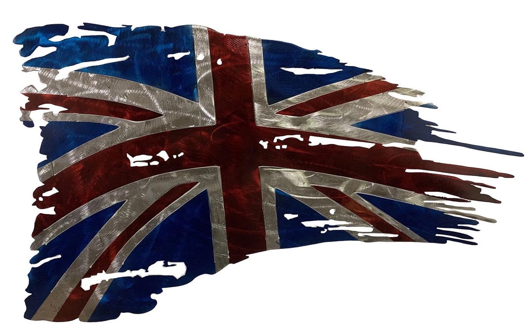 Tattered Union Jack Flag - Etsy