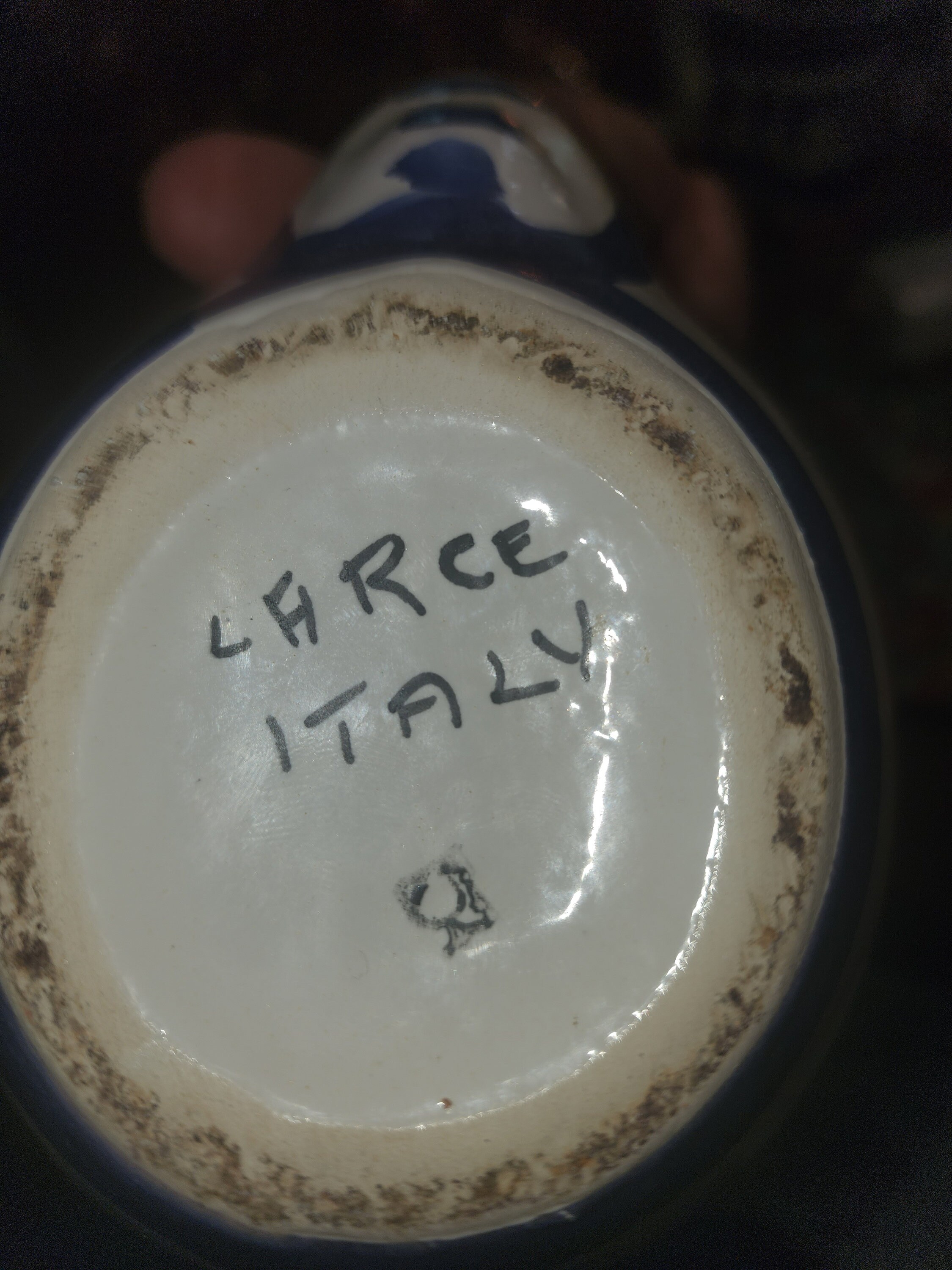 Vintage Deruta Italy Rooster Art Pottery Mini Pitcher, Creamer or Vase ...