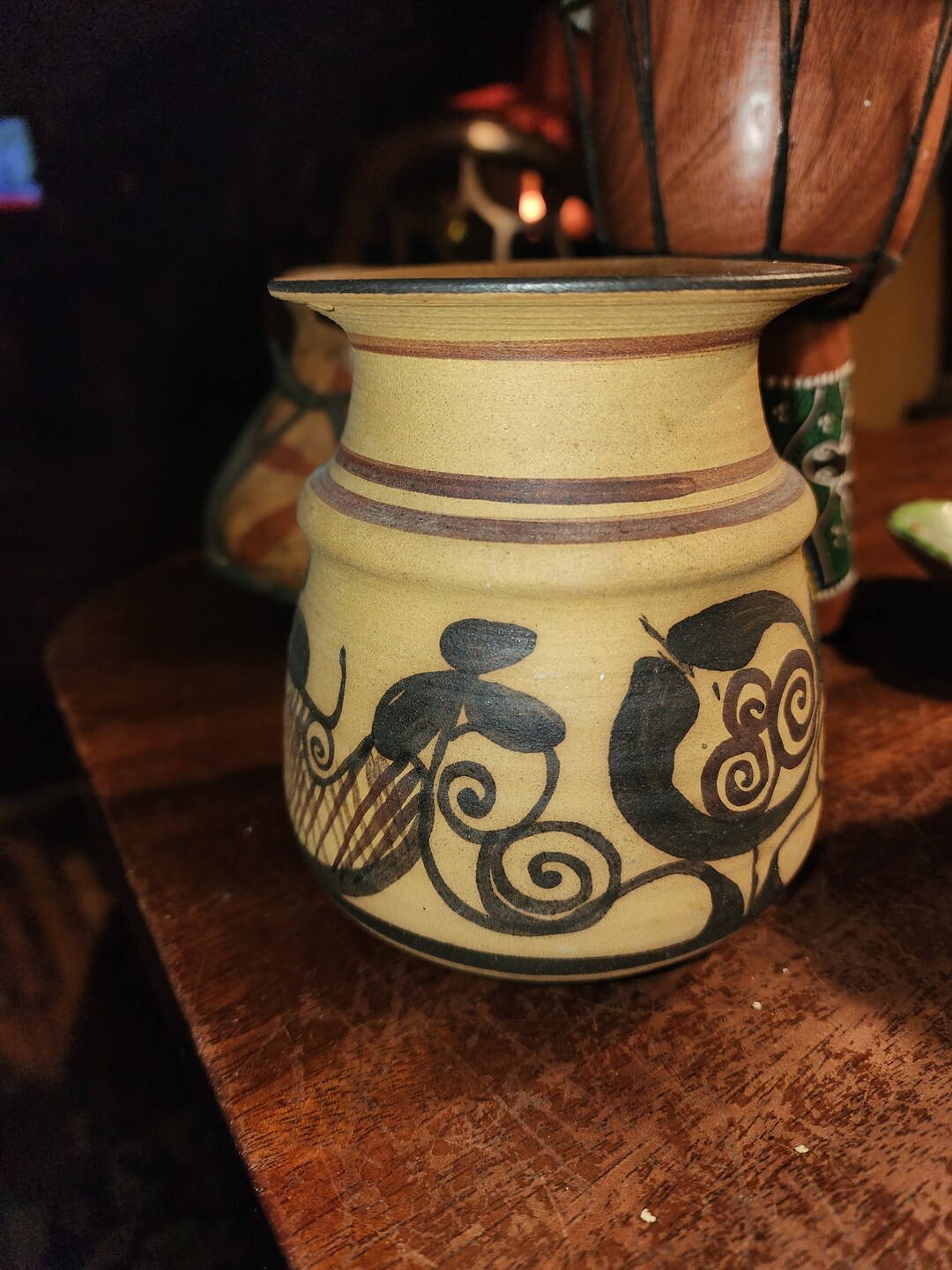 YAEL Old Jaffa Hand Made Signed in Hebrew 5inches Tall Vase - Etsy