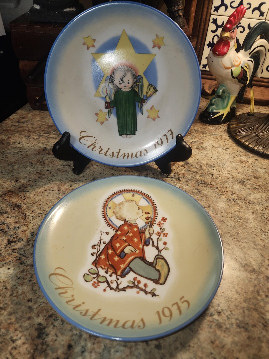 Christmas Child Hummel Plates Set of 2 Plates 1975 and 1977 - Etsy