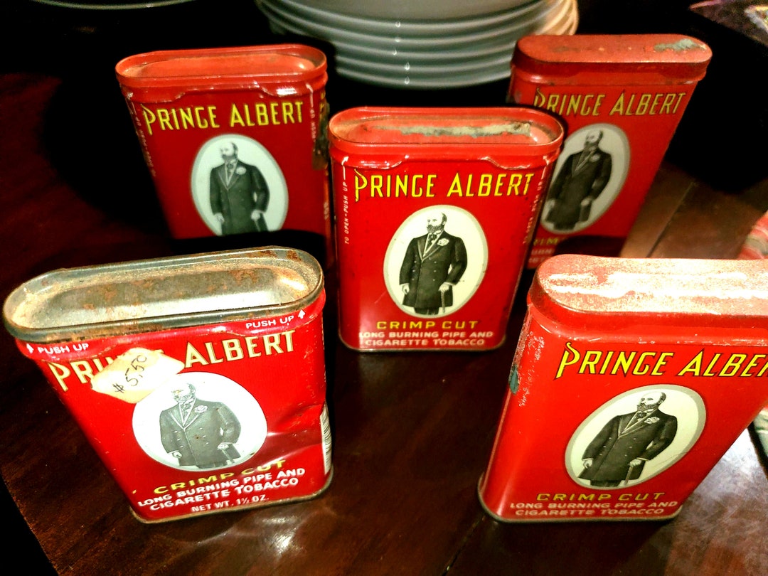 Vintage Prince Albert Crimp Cut Pocket Tobacco Tin 5 of Them. Made USA ...