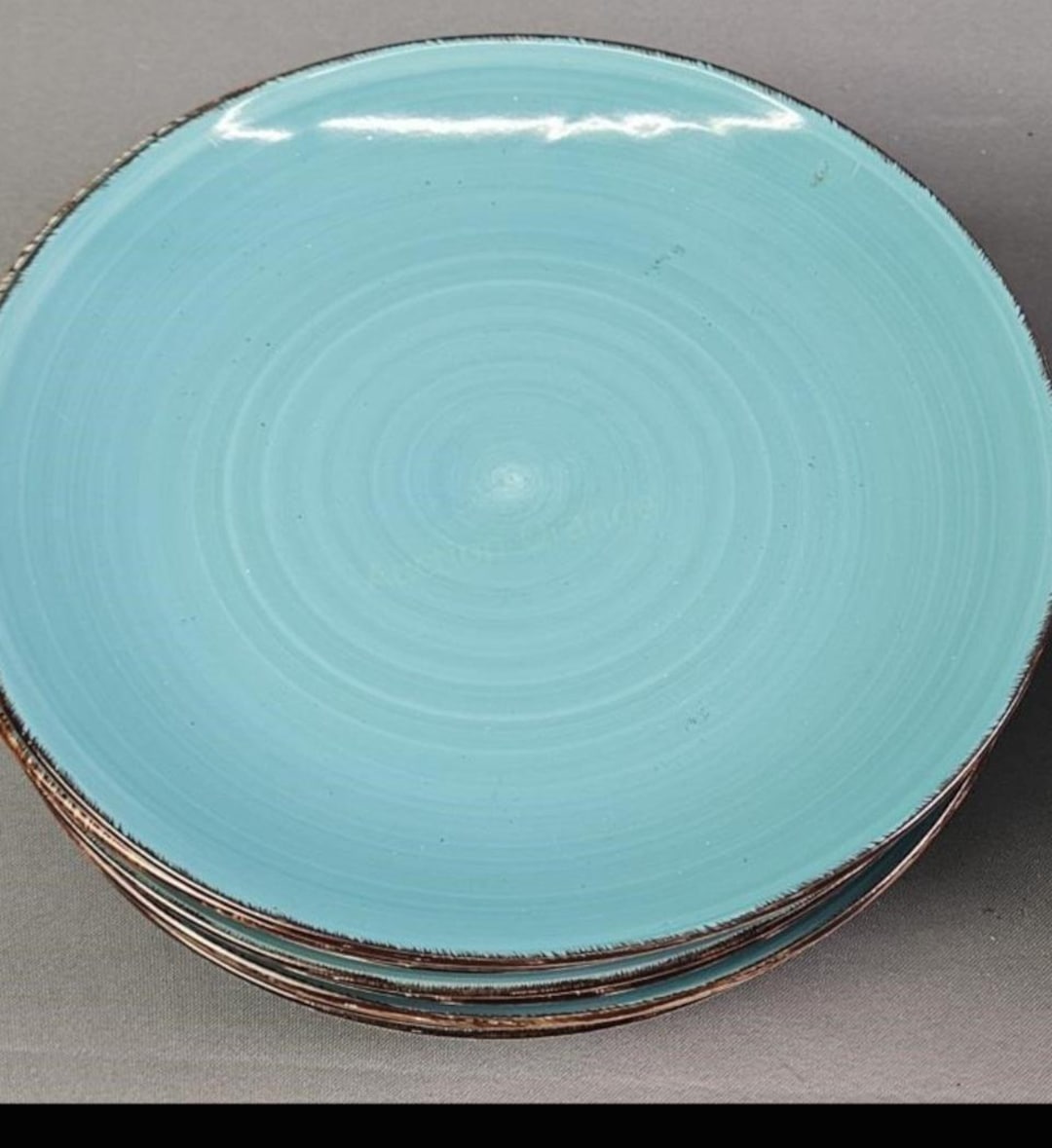 Royal Norfolk Turquoise Dinner Plates, Set of 4 (10.5") - Etsy