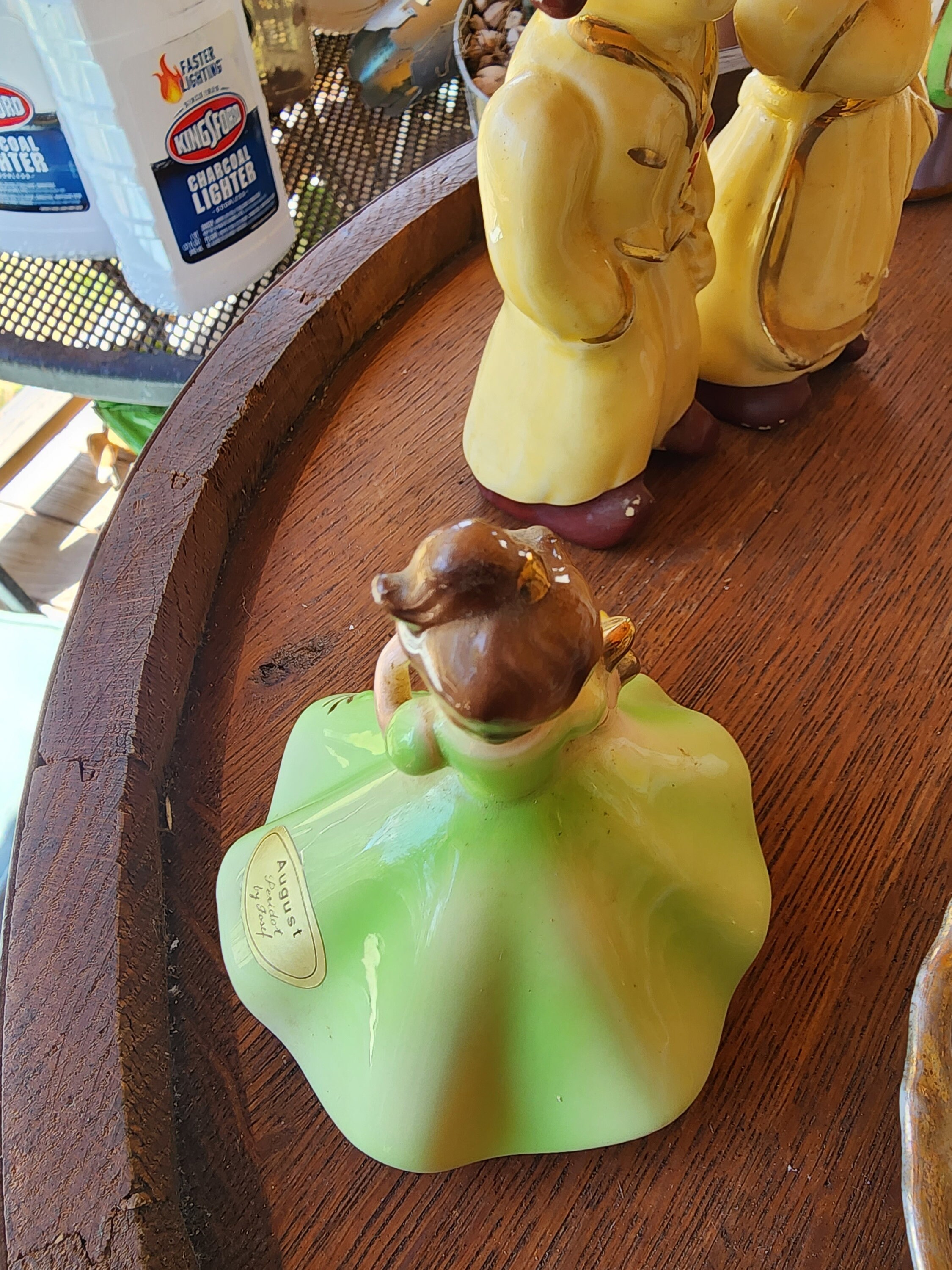 Vintage Joseph Original Ceramic Figurine August Peridot Birthstone - Etsy