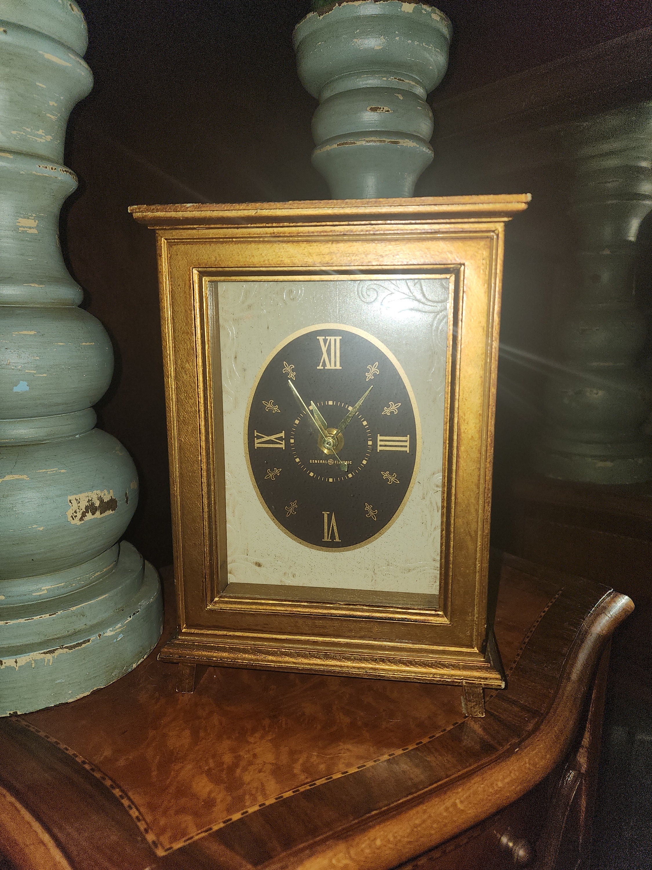 Vintage General Electric Clock Model 8118 Gold Gilt Florentine - Etsy