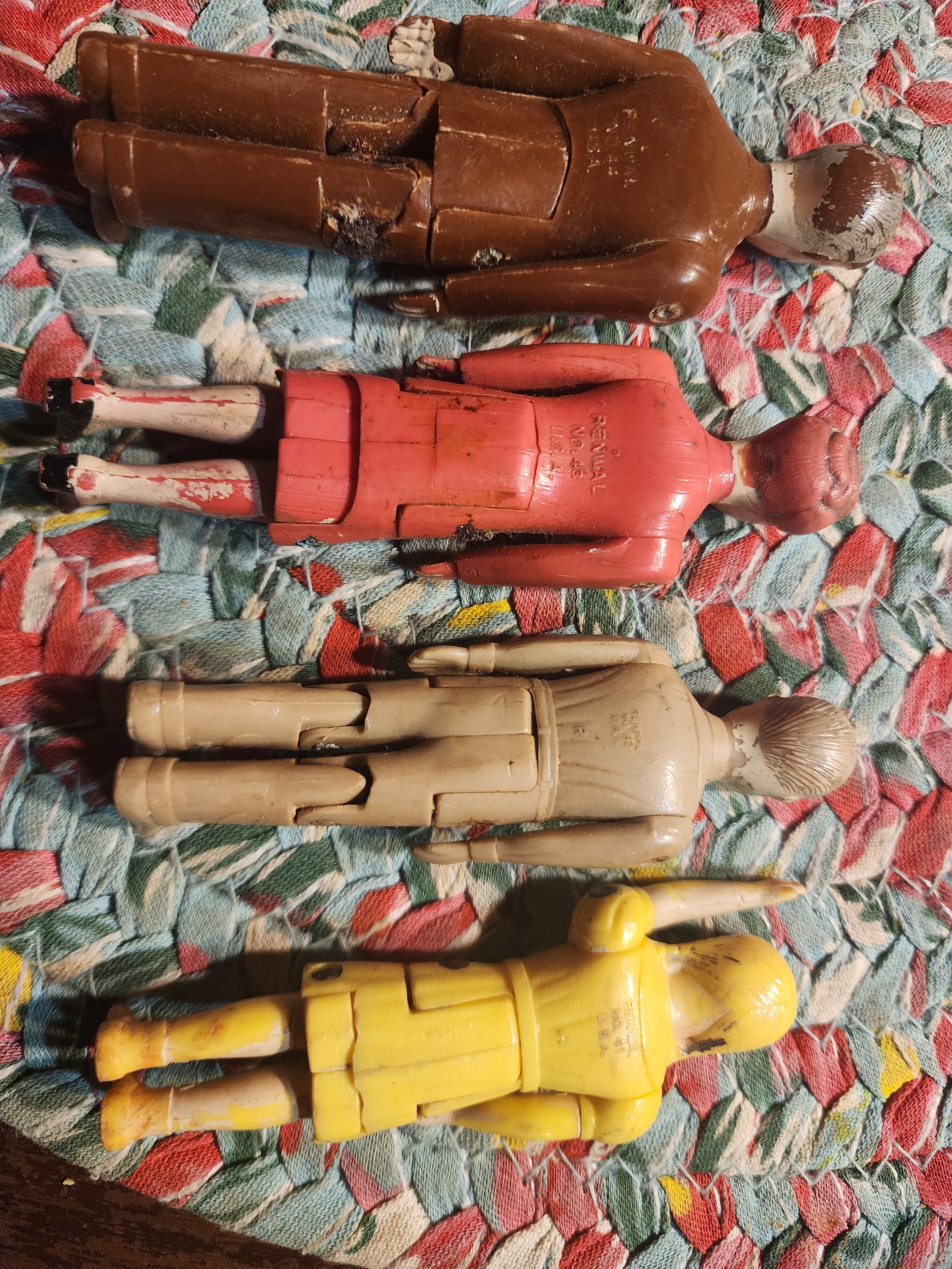 Renwal Doll House Family Visit Figurines Vintage Renwal Family - Etsy