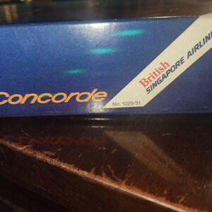 Vtg CONCORDE Airplane Model 1029/14 Schabak 1:250 BRITISH AIRWAYS ...