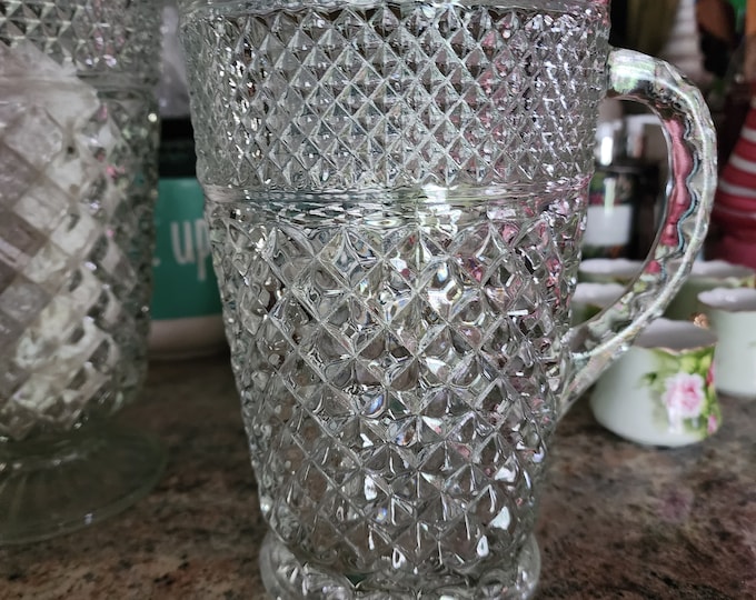 Wexford Pitcher, Wexford Glass, Anchor Hocking Pitcher, Wexford Diamond ...