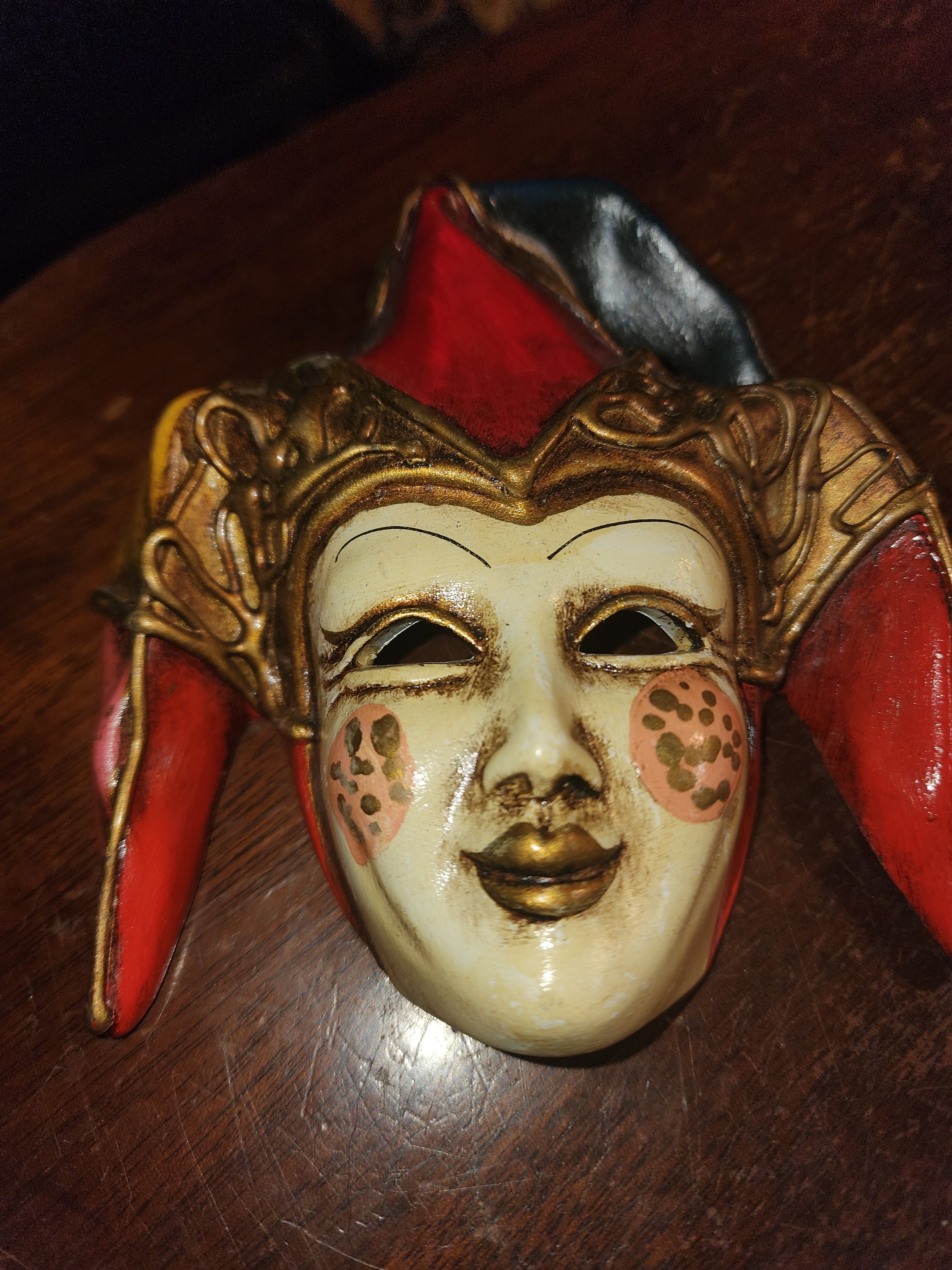 Venitian Carnival Masks Jester Wall Hanging In - Etsy