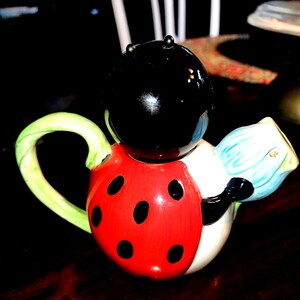 Mini Ladybug Teapot, Burton and Burton Single Individual Serve Ladybug ...