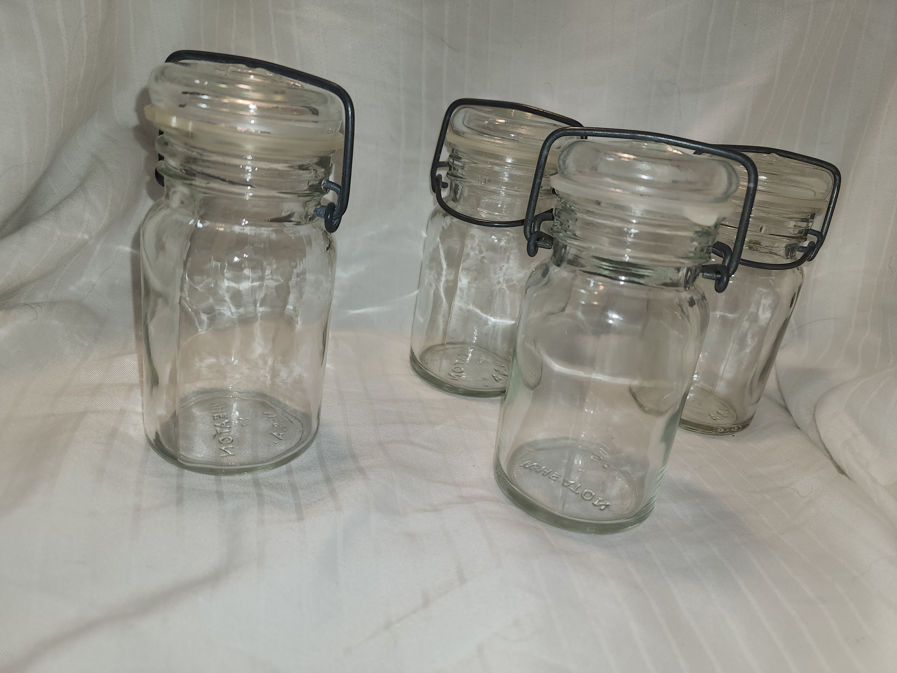 Vintage Half Pint Bail Closure Canning Jar From the 1940's - Etsy