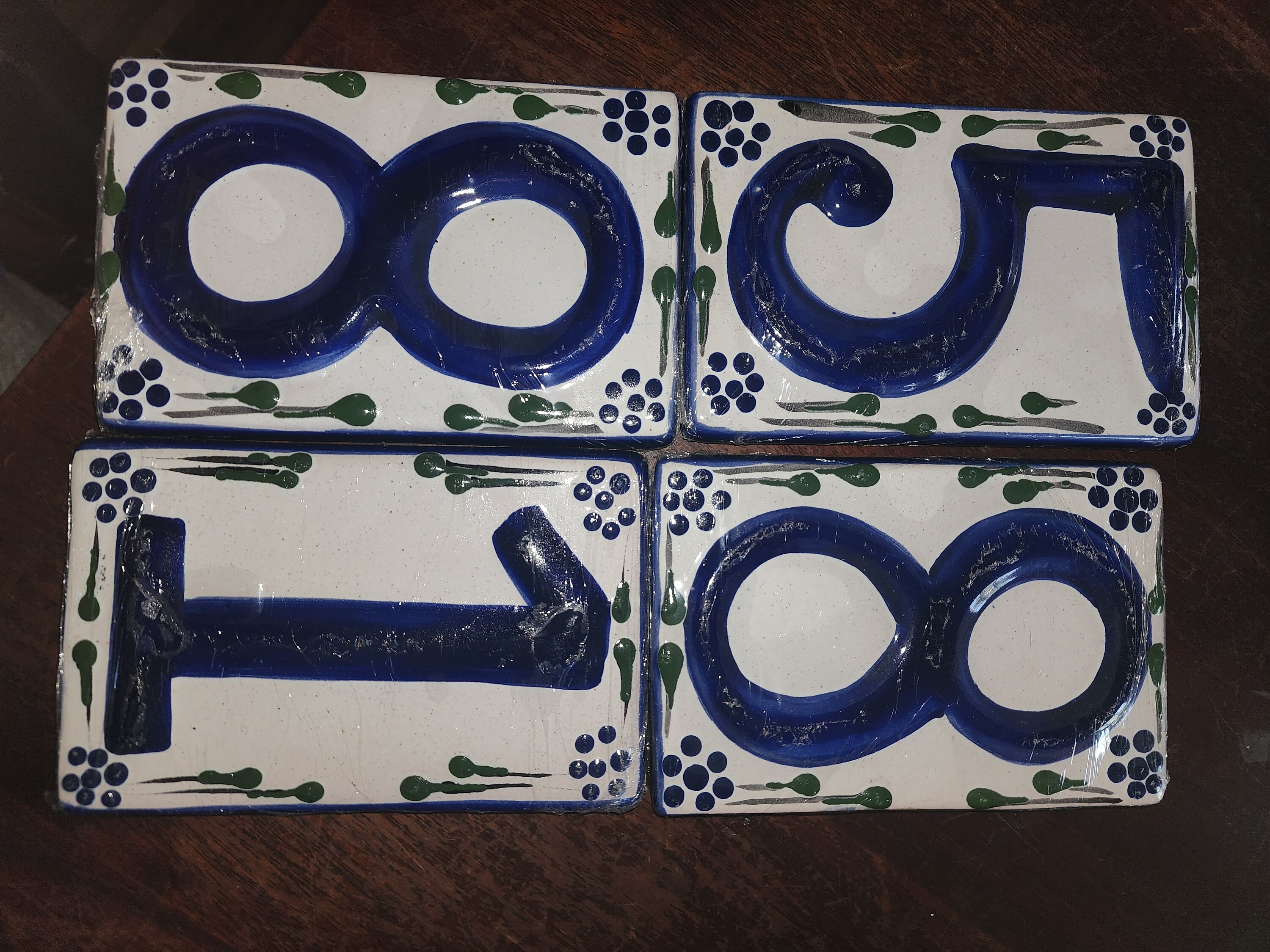 Mexican Tile.house Numbers Set of 4 NEW - Etsy
