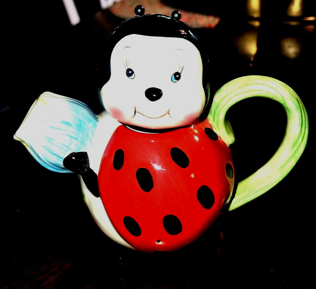 Mini Ladybug Teapot, Burton and Burton Single Individual Serve Ladybug ...