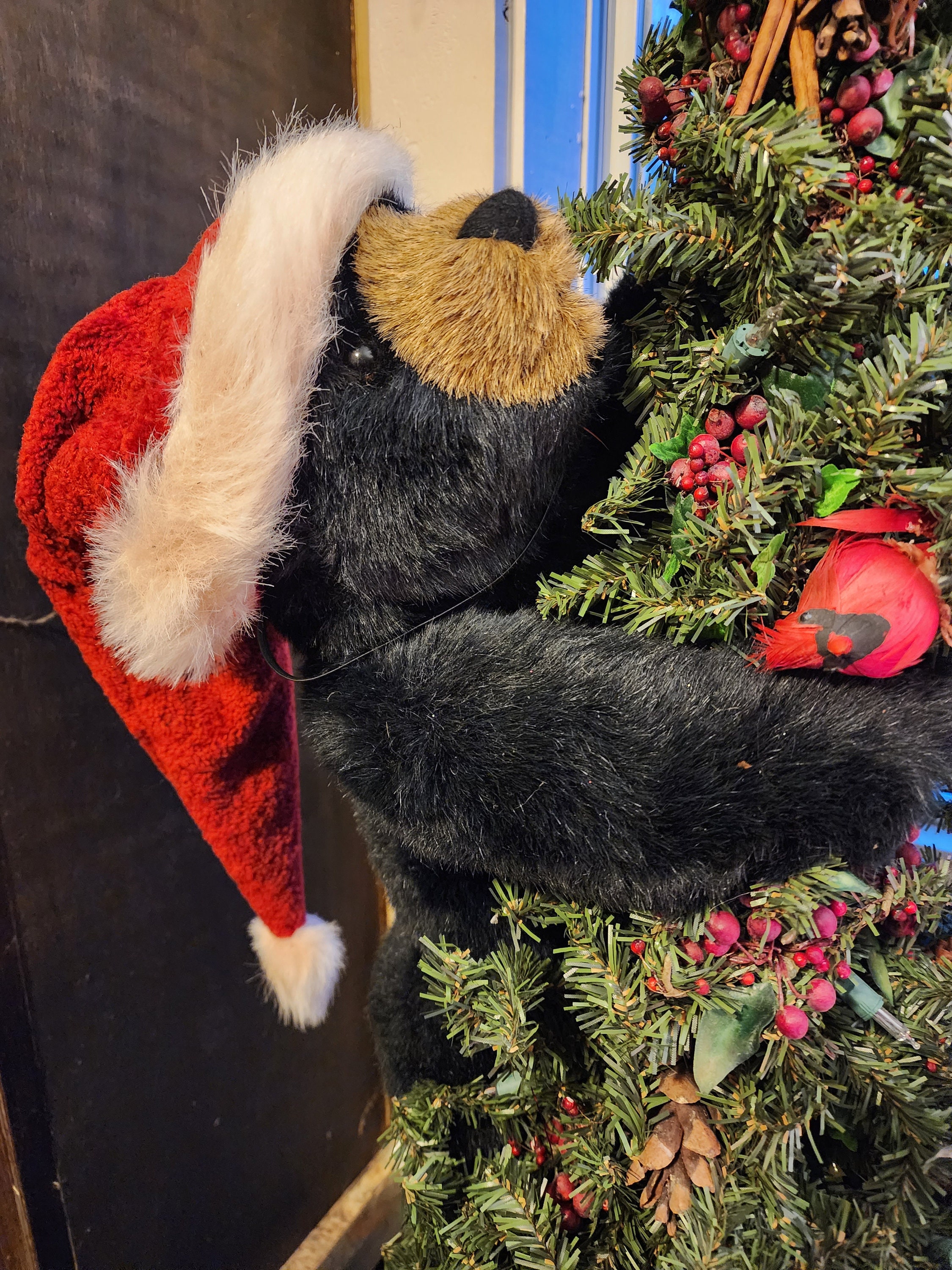 Ditz Design Black Bear Climbing Christmas Tree 40 In. - Etsy