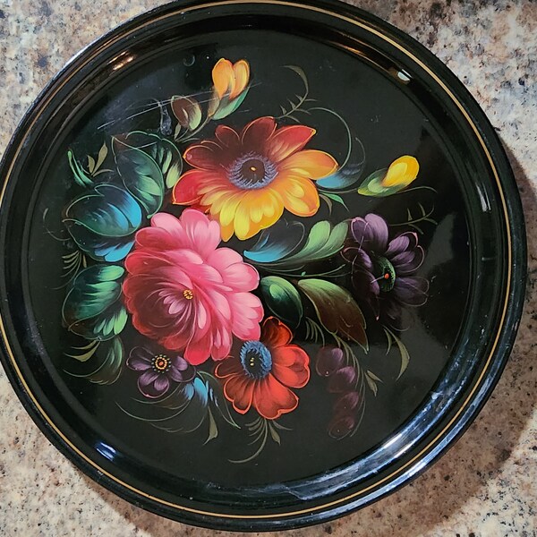 Russian Metal Tray - Etsy