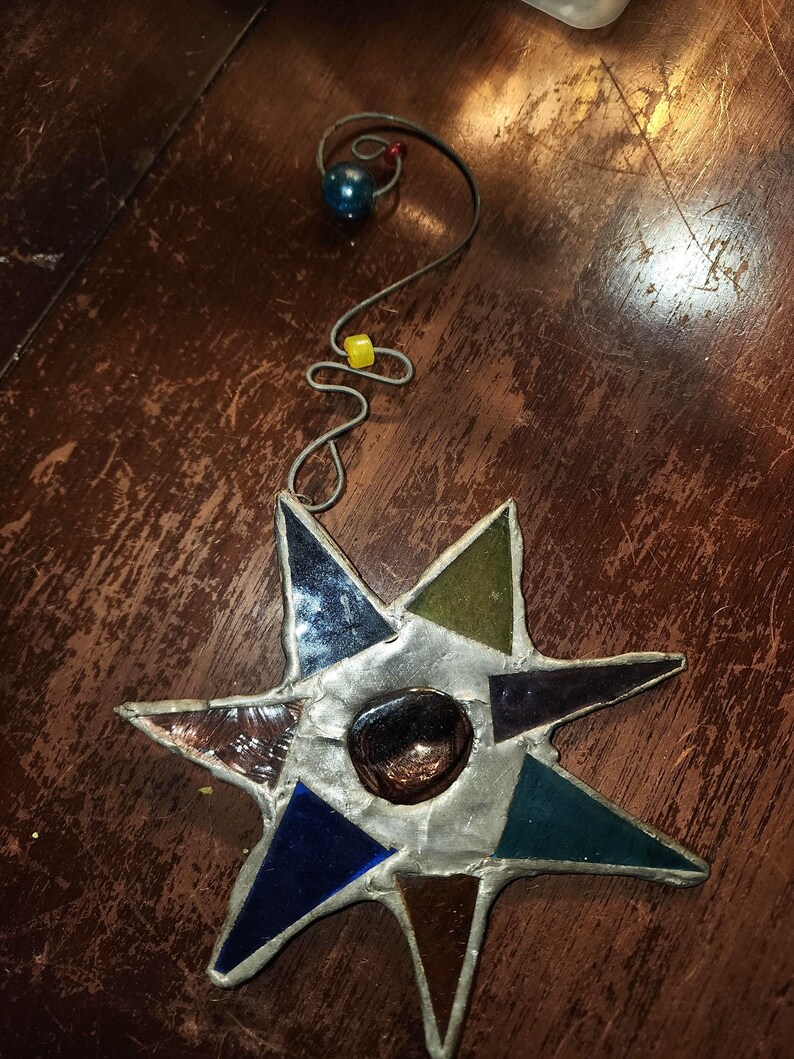 Unique Funky Flair Stained Glass Suncatcher - Etsy