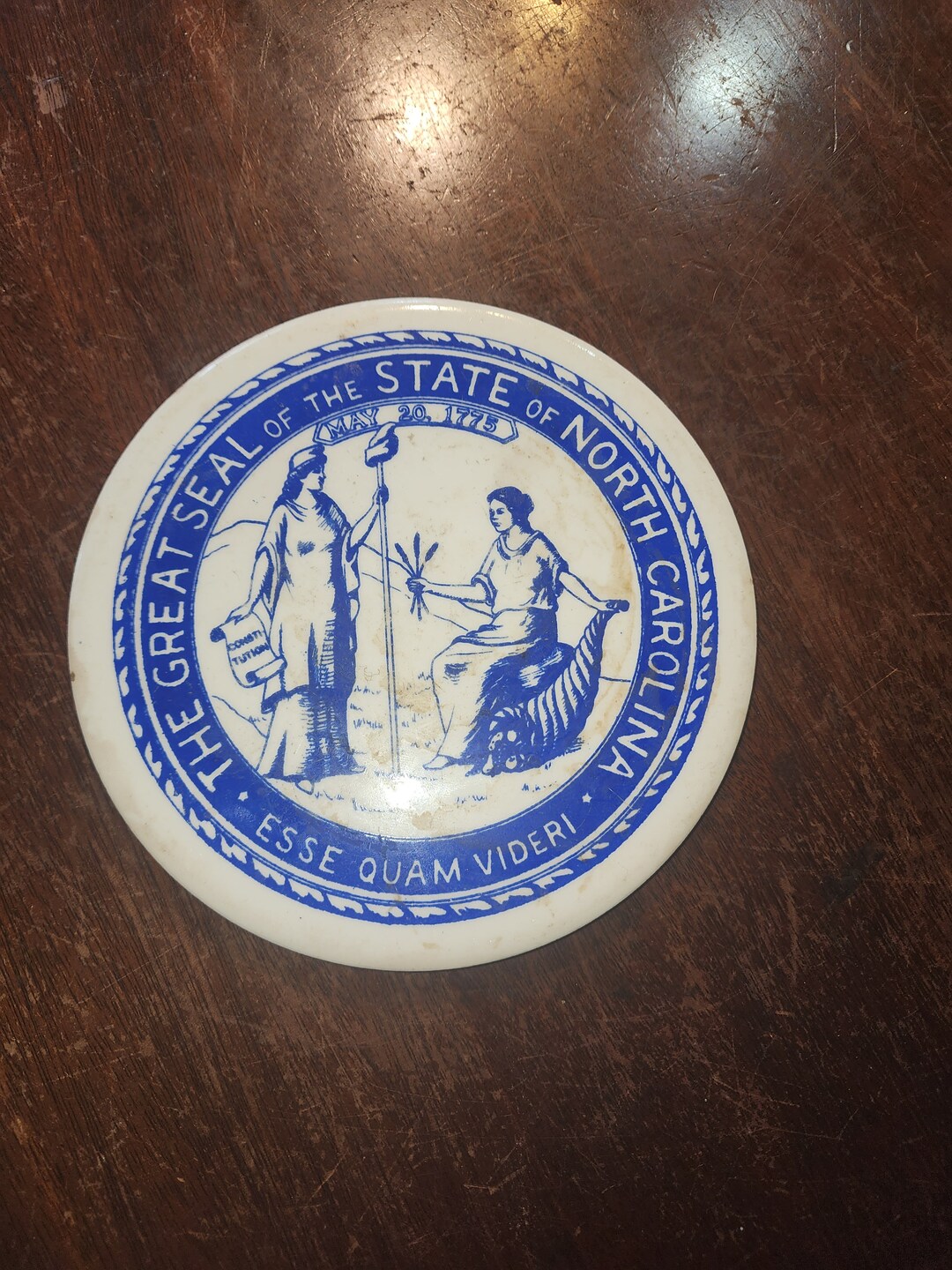 Great Seal of the State of North Carolina Ceramic Display 6 - Etsy