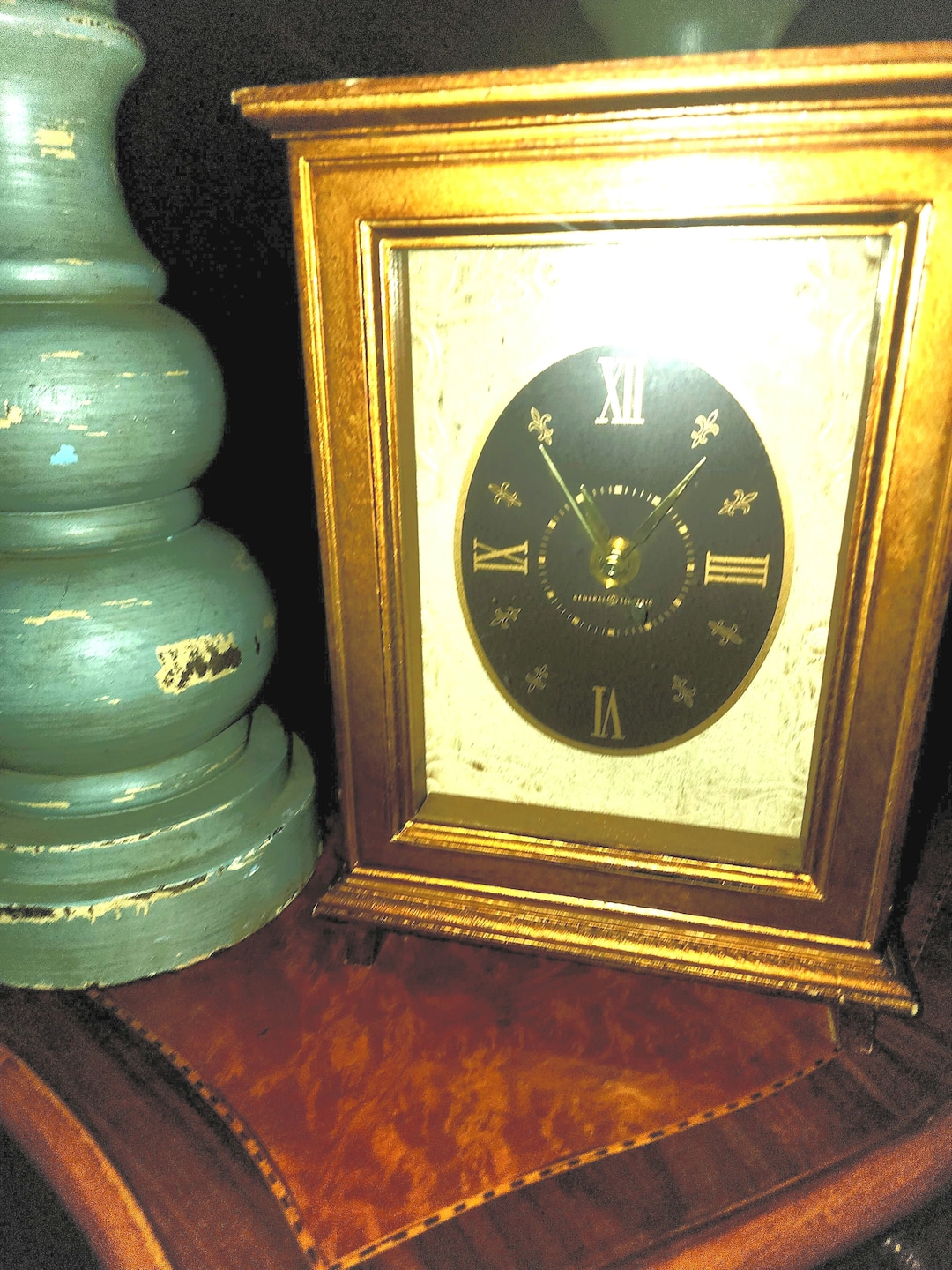 Vintage General Electric Clock Model 8118 Gold Gilt Florentine Style ...