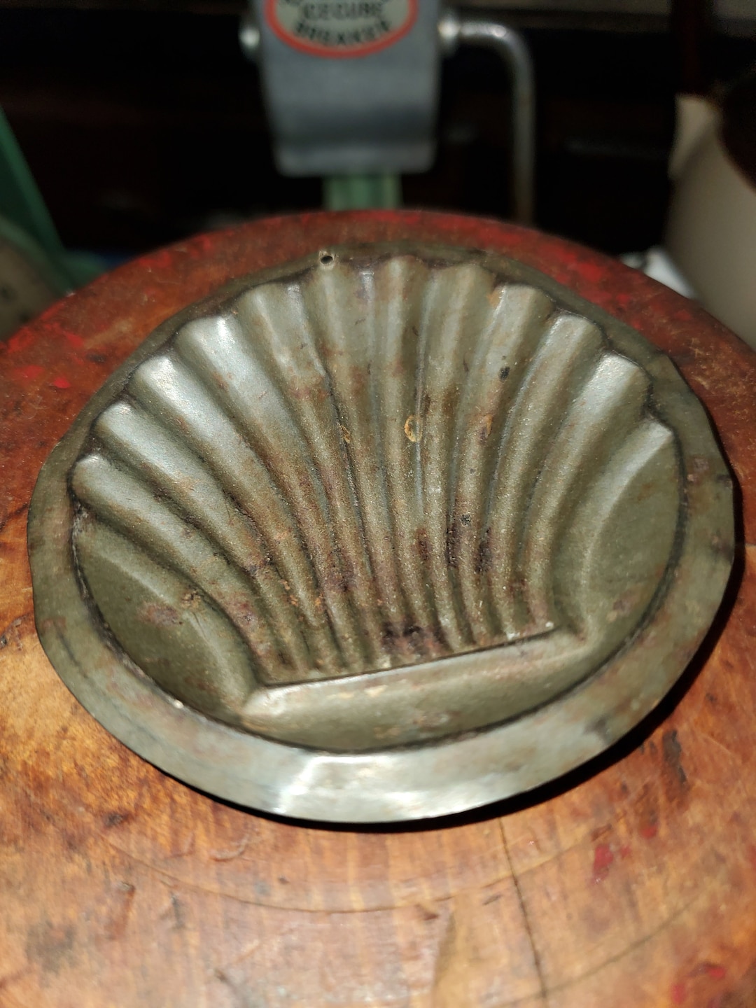 Antique Tin Small Clam Shell Butter Moli Press - Etsy