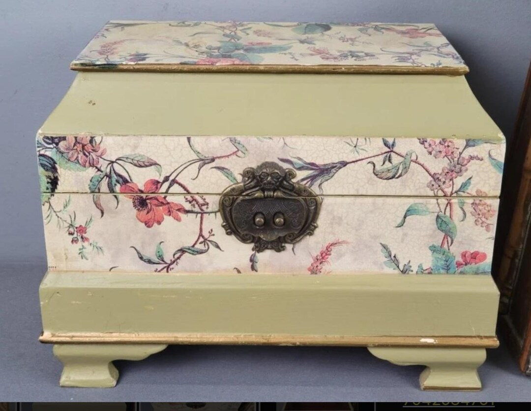 Large Vintage Tea Box Home Decor - Etsy