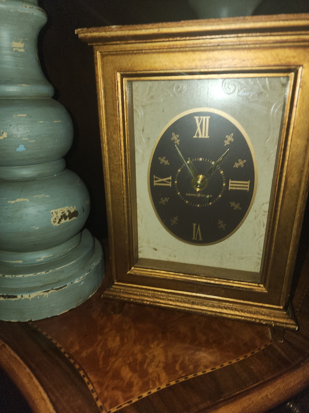 Vintage General Electric Clock Model 8118 Gold Gilt Florentine - Etsy