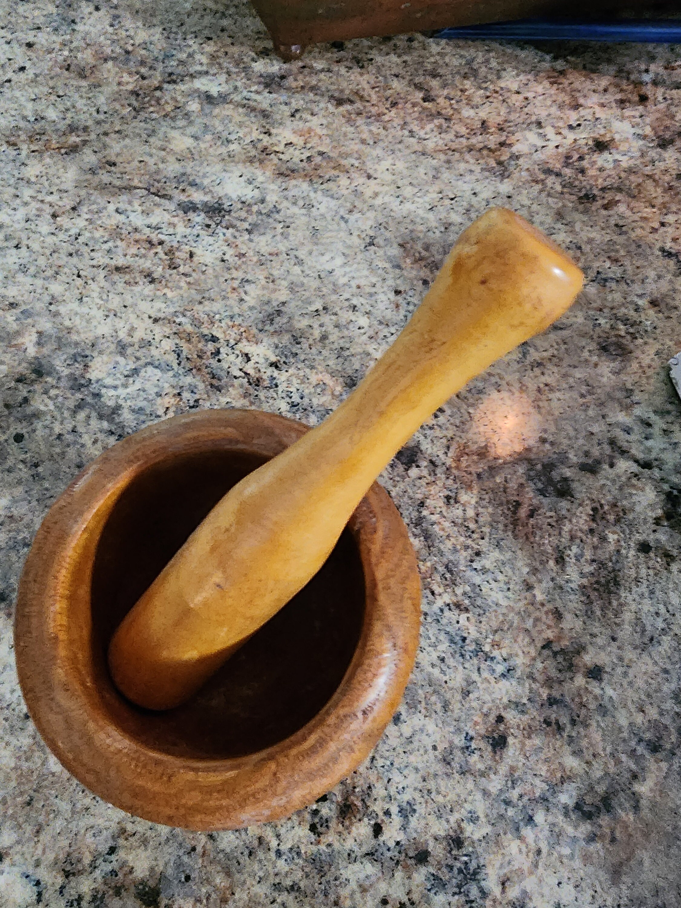 Wood Vintage Pedestal and Mortar Farmhouse - Etsy