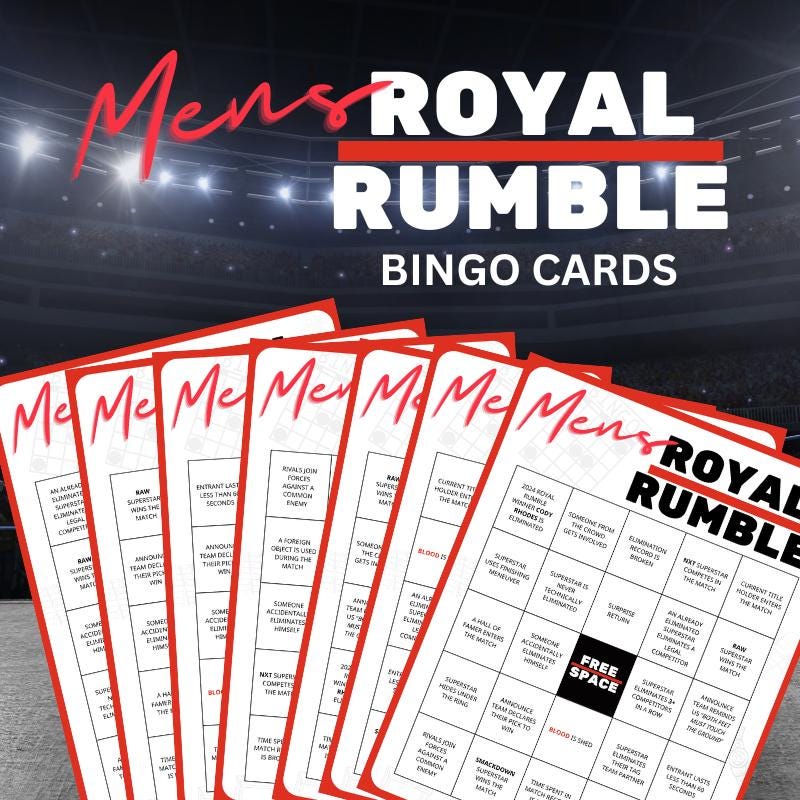 Royal rumble 2025 cards - Etsy.de