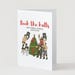 Printable Christmas Card | Wrestling Themed | Deck the Halls | 5' X 7 ...