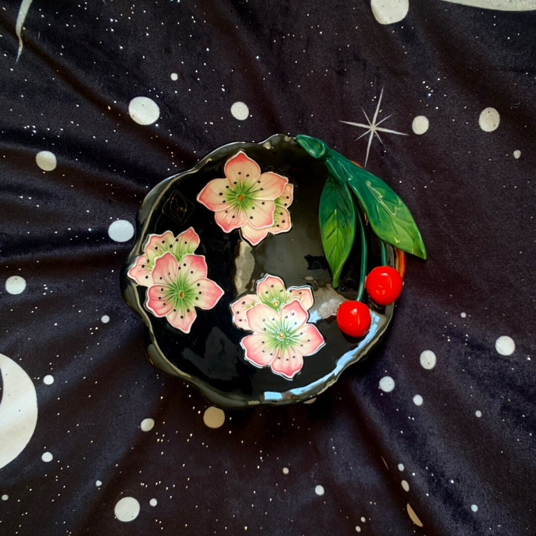 Unique Sakura & Cherry Candy Dish - Etsy