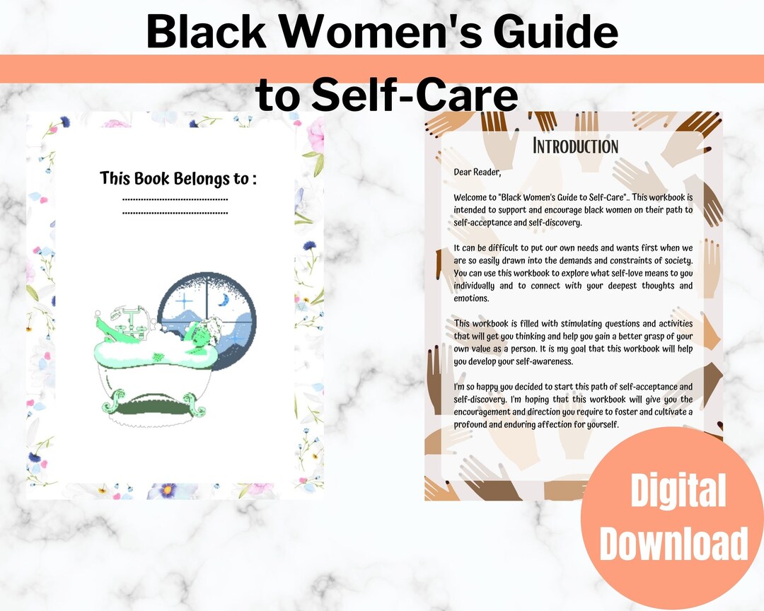 Black Women Self-care Guide Self-love Guide - Etsy