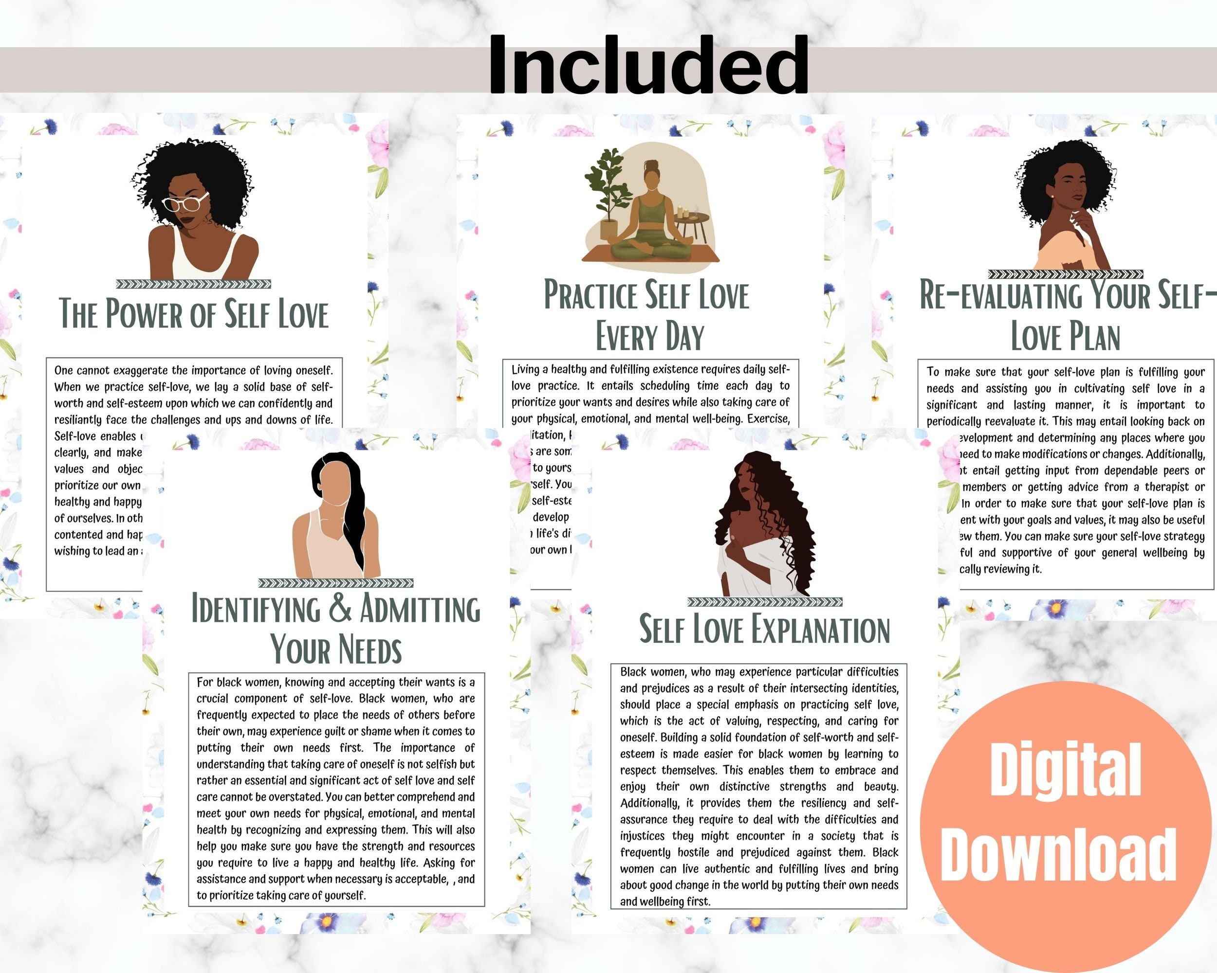 Black Women Self-care Guide Self-love Guide - Etsy