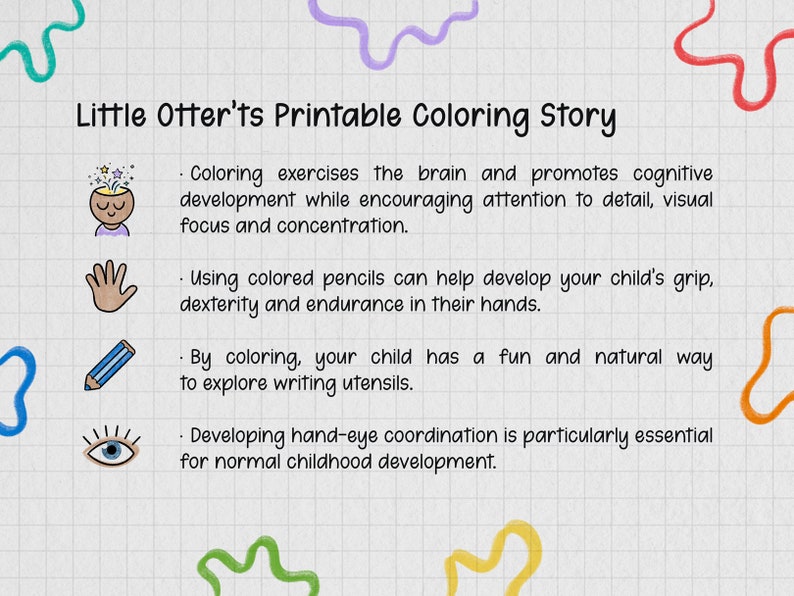 Printable Coloring Story - Book 1: Colors Around Me - Etsy