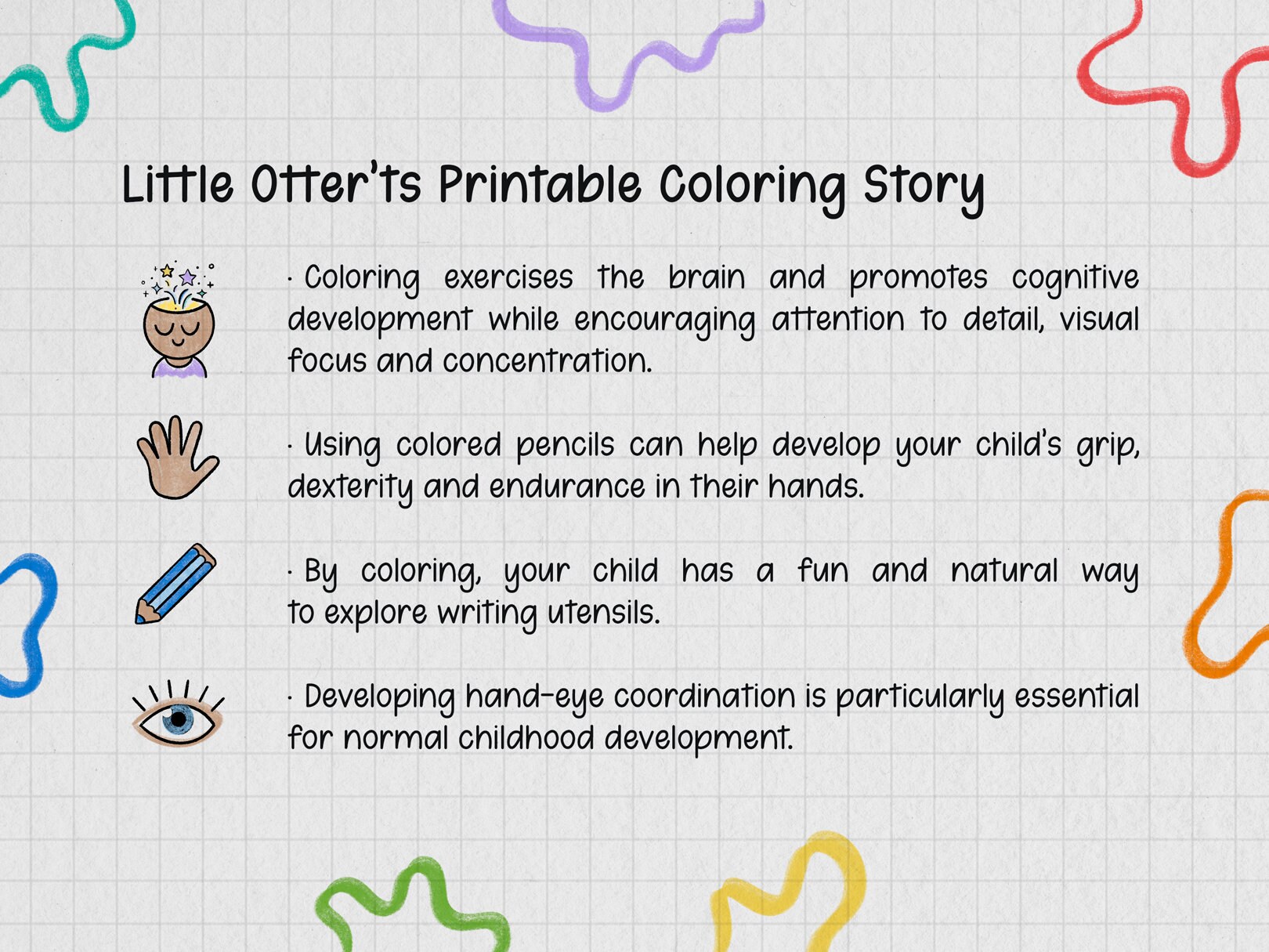 Printable Coloring Story - Book 1: Colors Around Me - Etsy