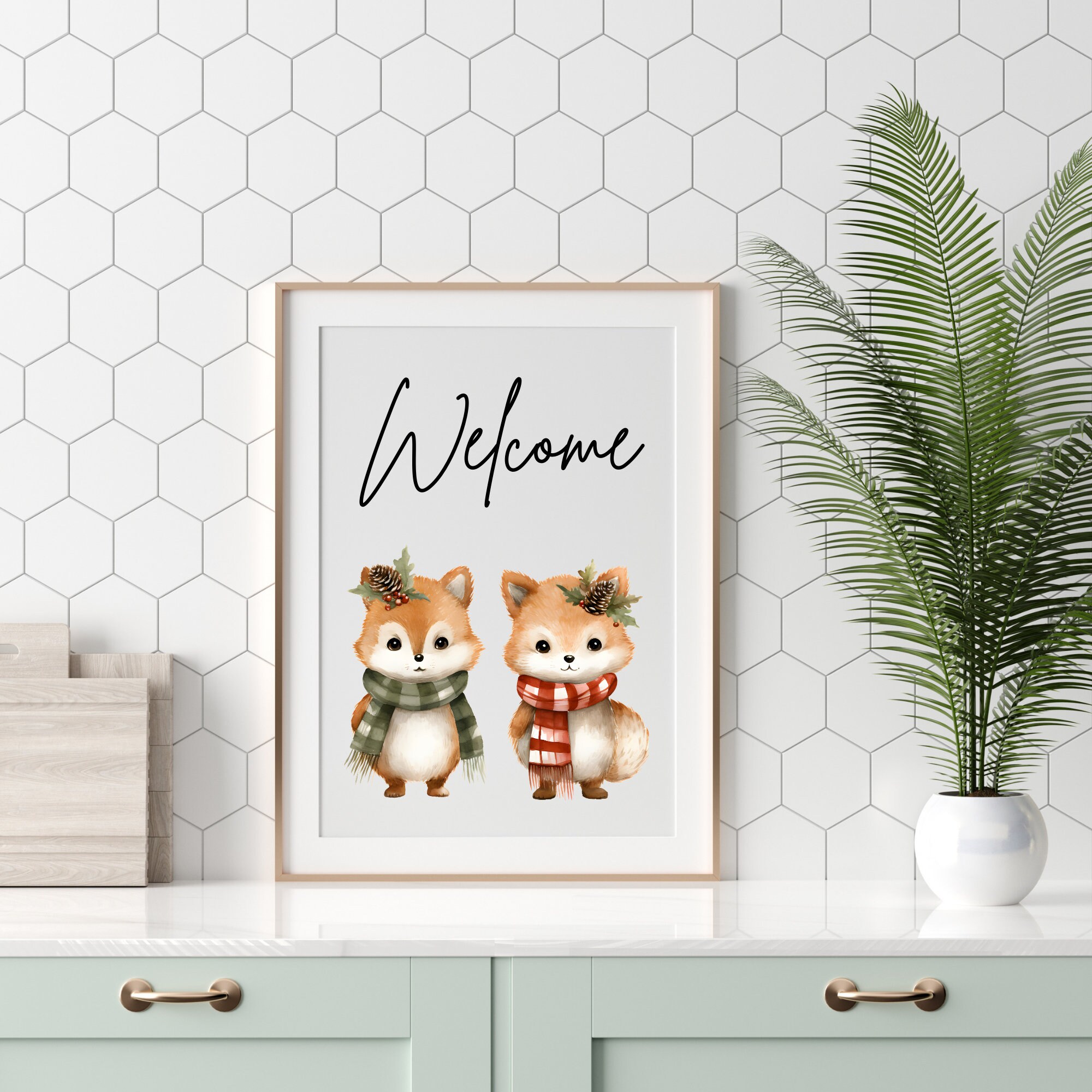 PNG Commercial Use Winter Clipart Christmas Woodland - Etsy