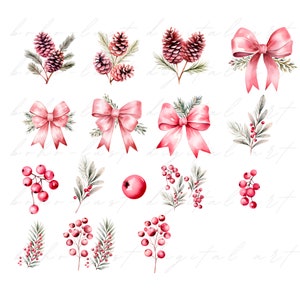 Christmas Clipart | Festive Clipart | Commercial Use | Christmas ...