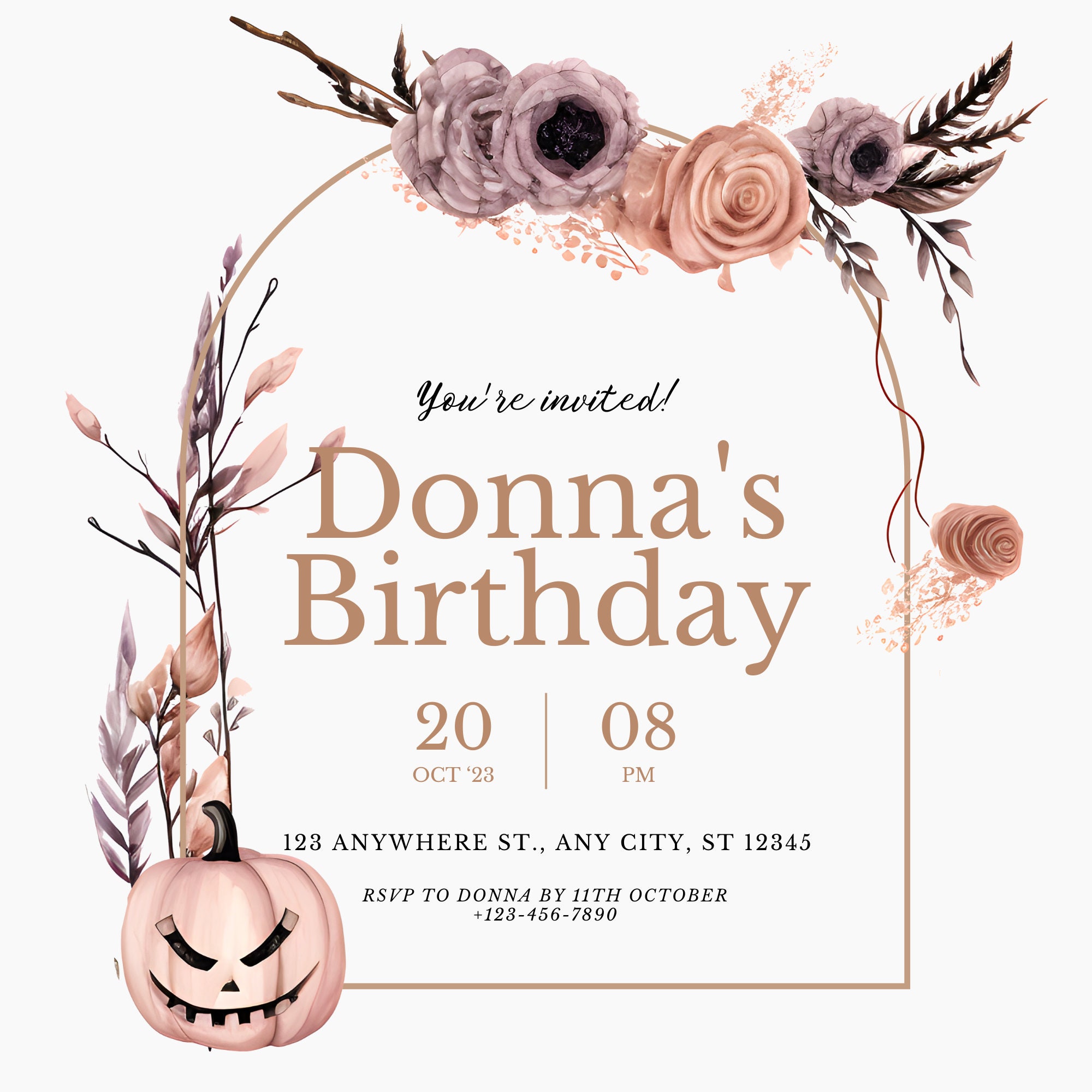 PNG Watercolor BOHO HALLOWEEN Clipart Bundle of 15 Transparent ...
