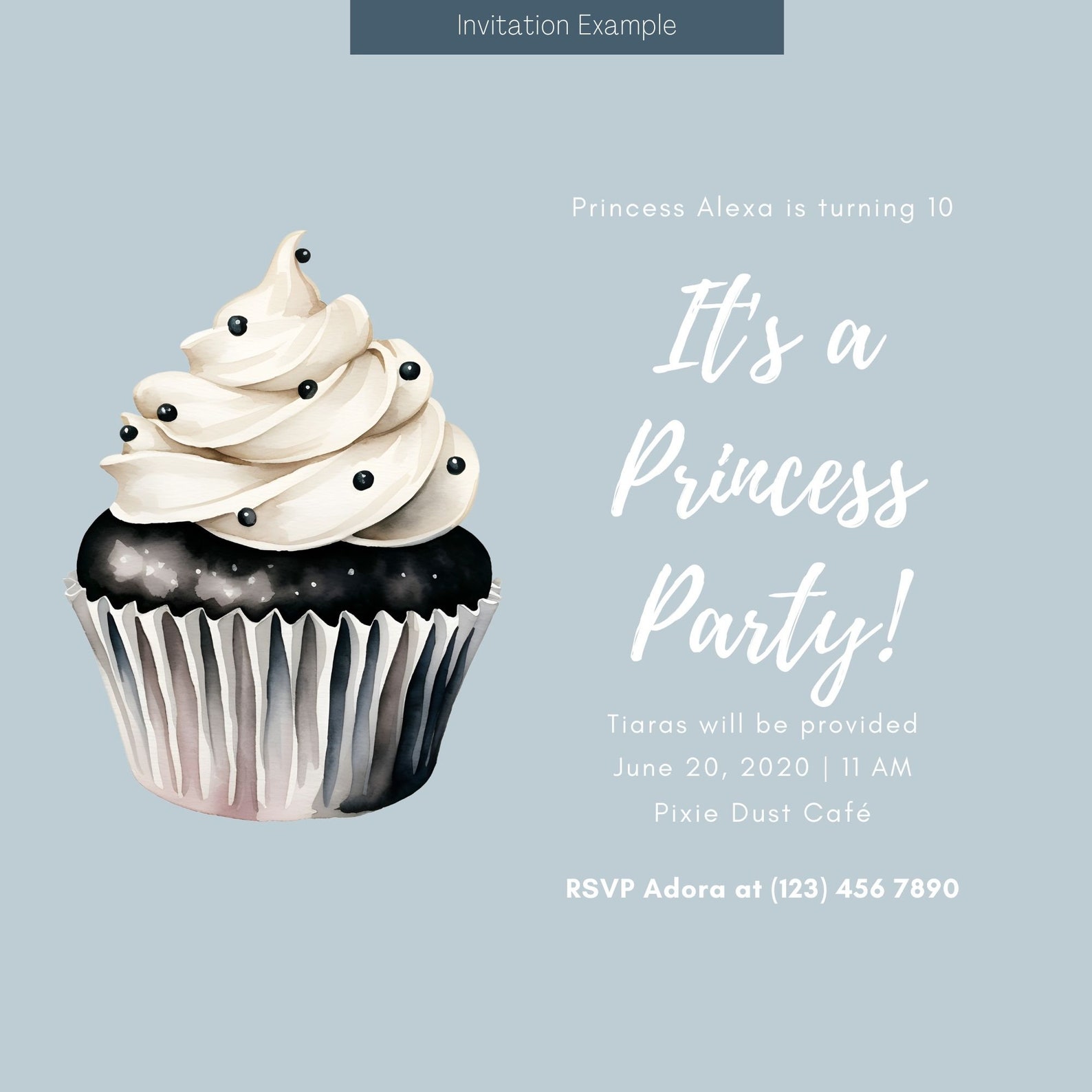 Watercolor Birthday Cupcakes Clipart Bundle of 8 Digital Download PNG ...