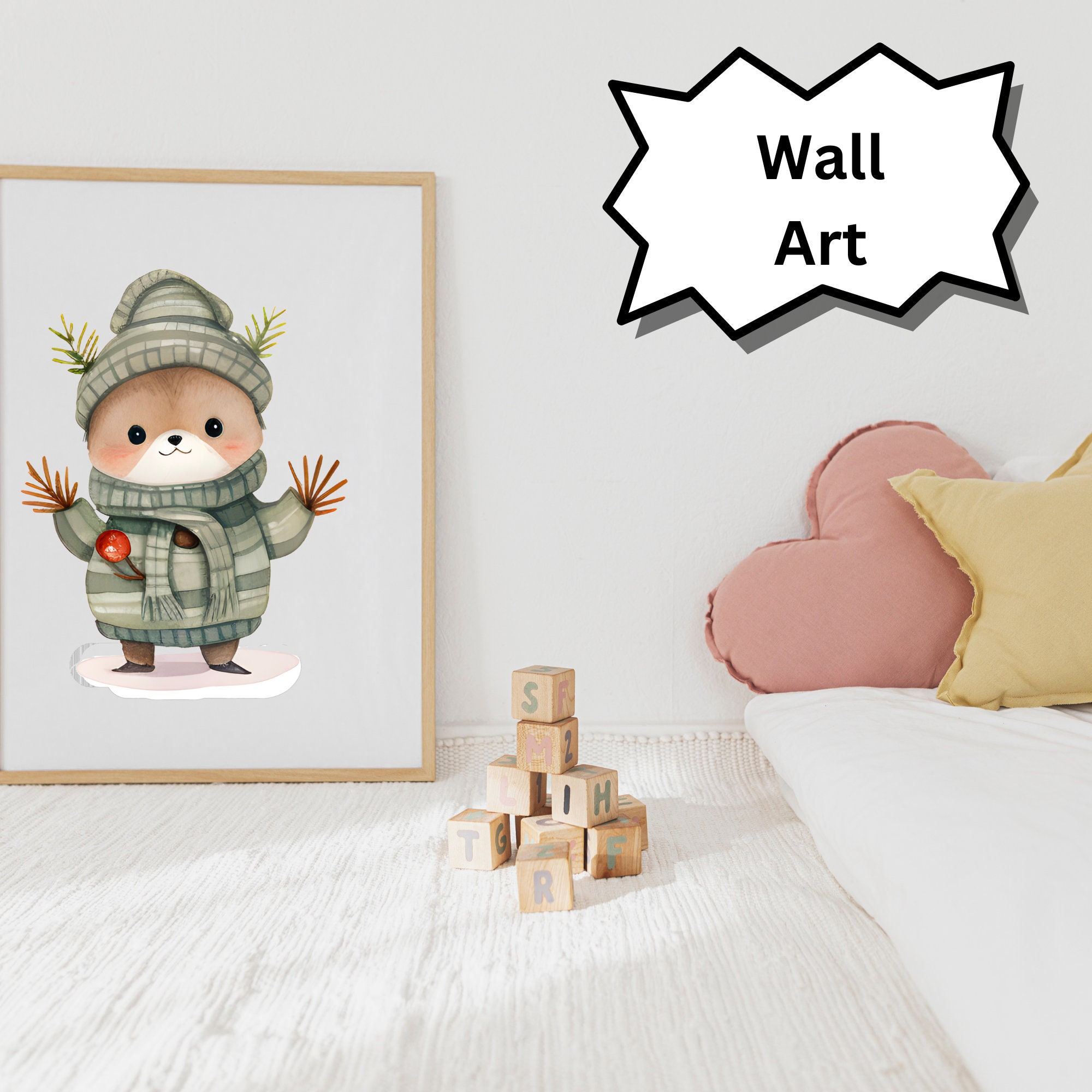 PNG Commercial Use Winter Clipart Christmas Woodland - Etsy