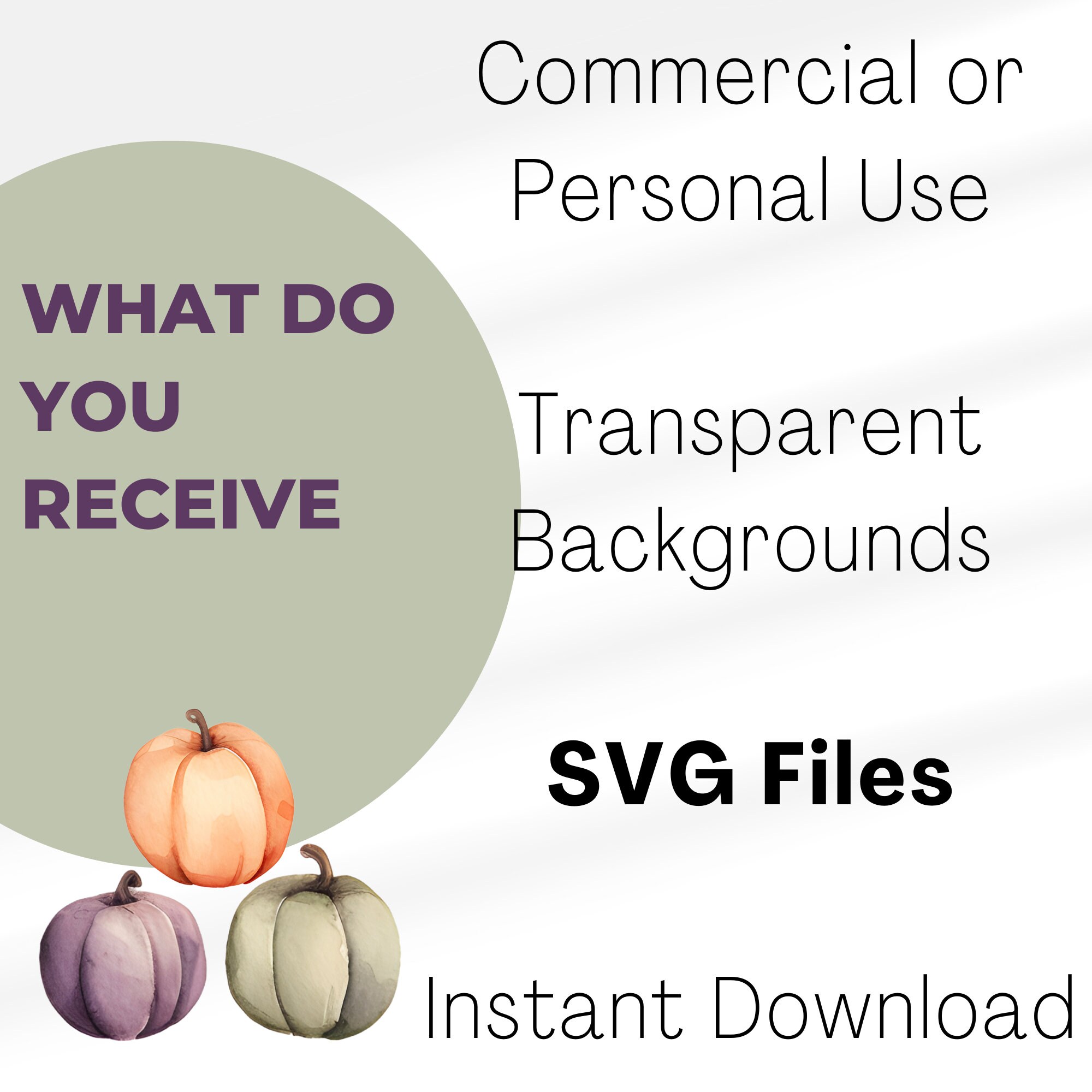 SVG Watercolor Halloween Clipart Bundle of 50 Pumpkin, Witch Hat ...