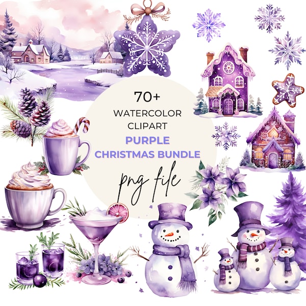 Purple Christmas - Etsy