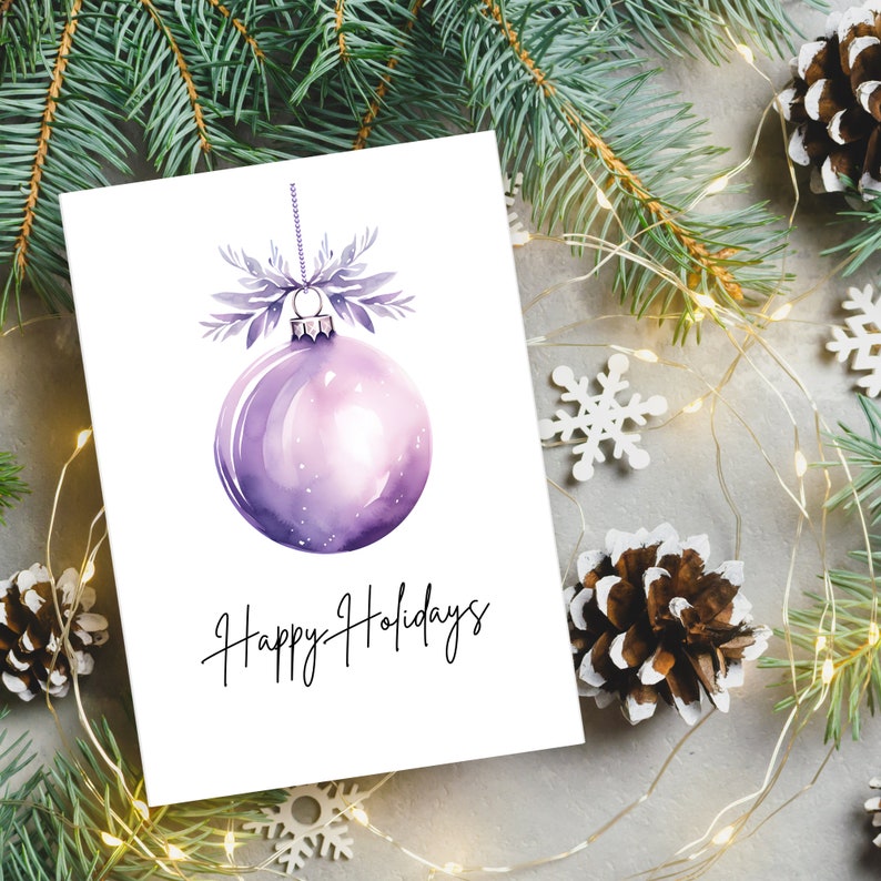 PNG Christmas Ornaments Clipart | Ornament Png | Watercolor Christmas ...