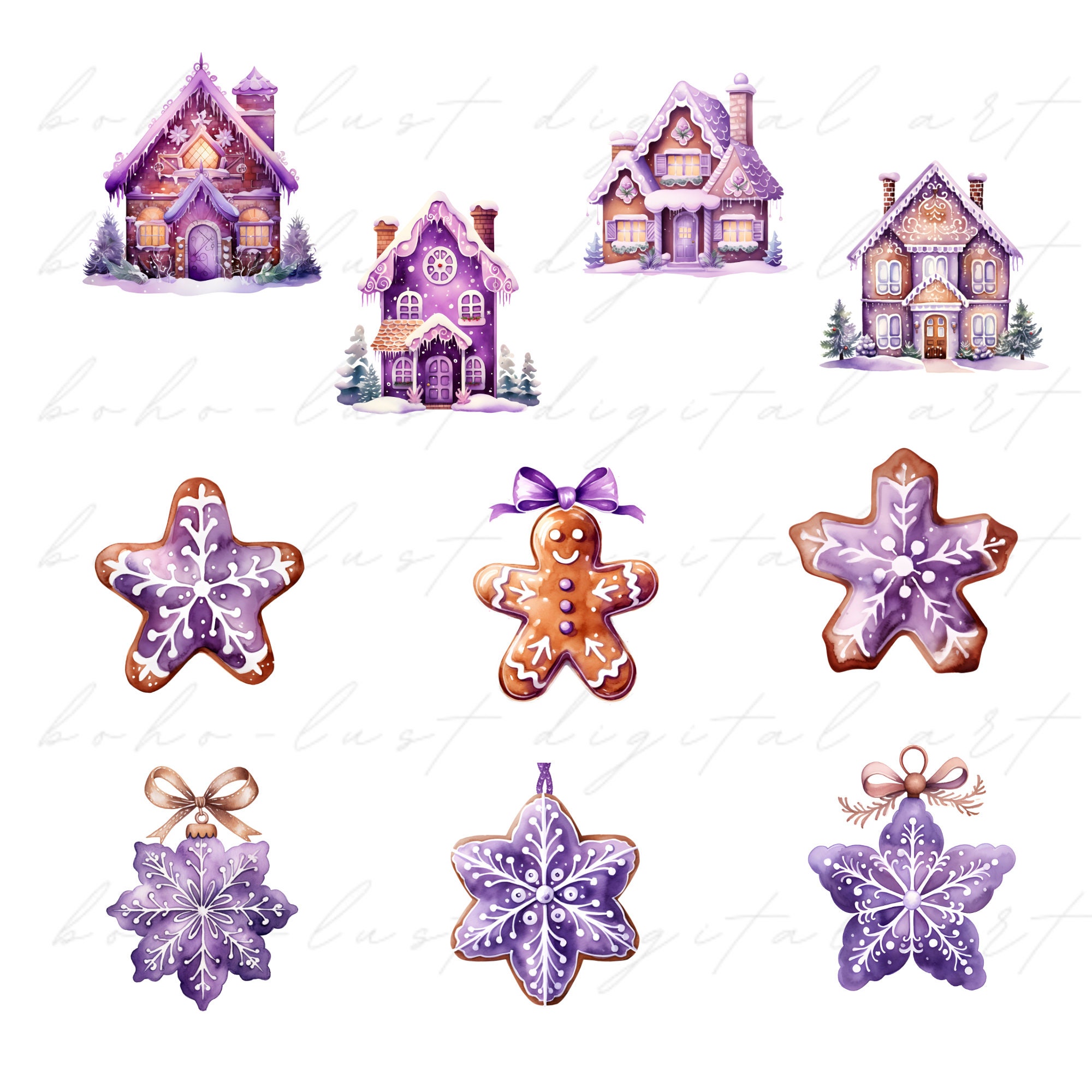 PNG Purple Christmas | Christmas Tree Clipart | Purple Holiday | Purple ...