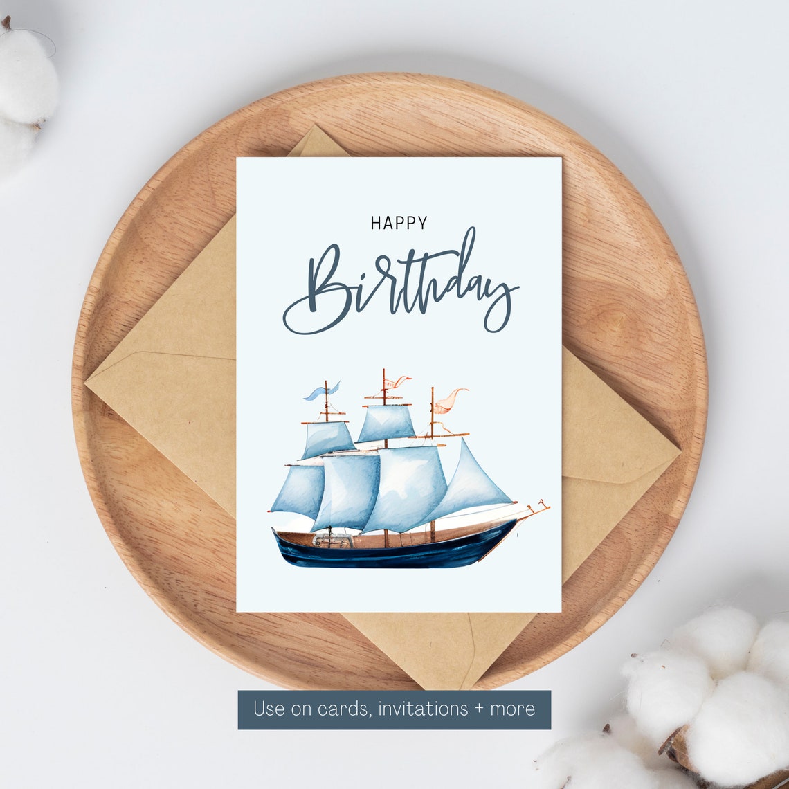 SVG Watercolor Nautical Ocean Clipart Bundle of 17 Digital Download ...