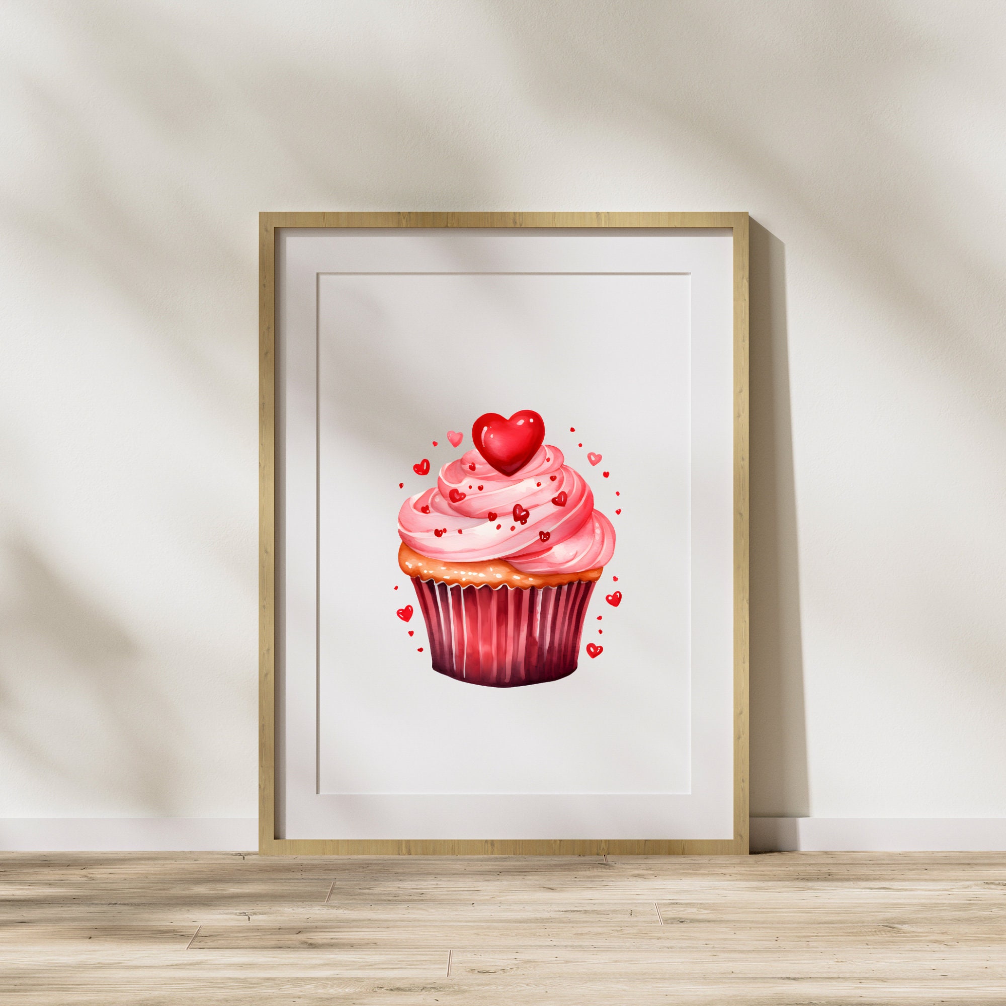 PNG Commercial Use Cupcake Clipart | File | Valentine’s Day Clipart ...