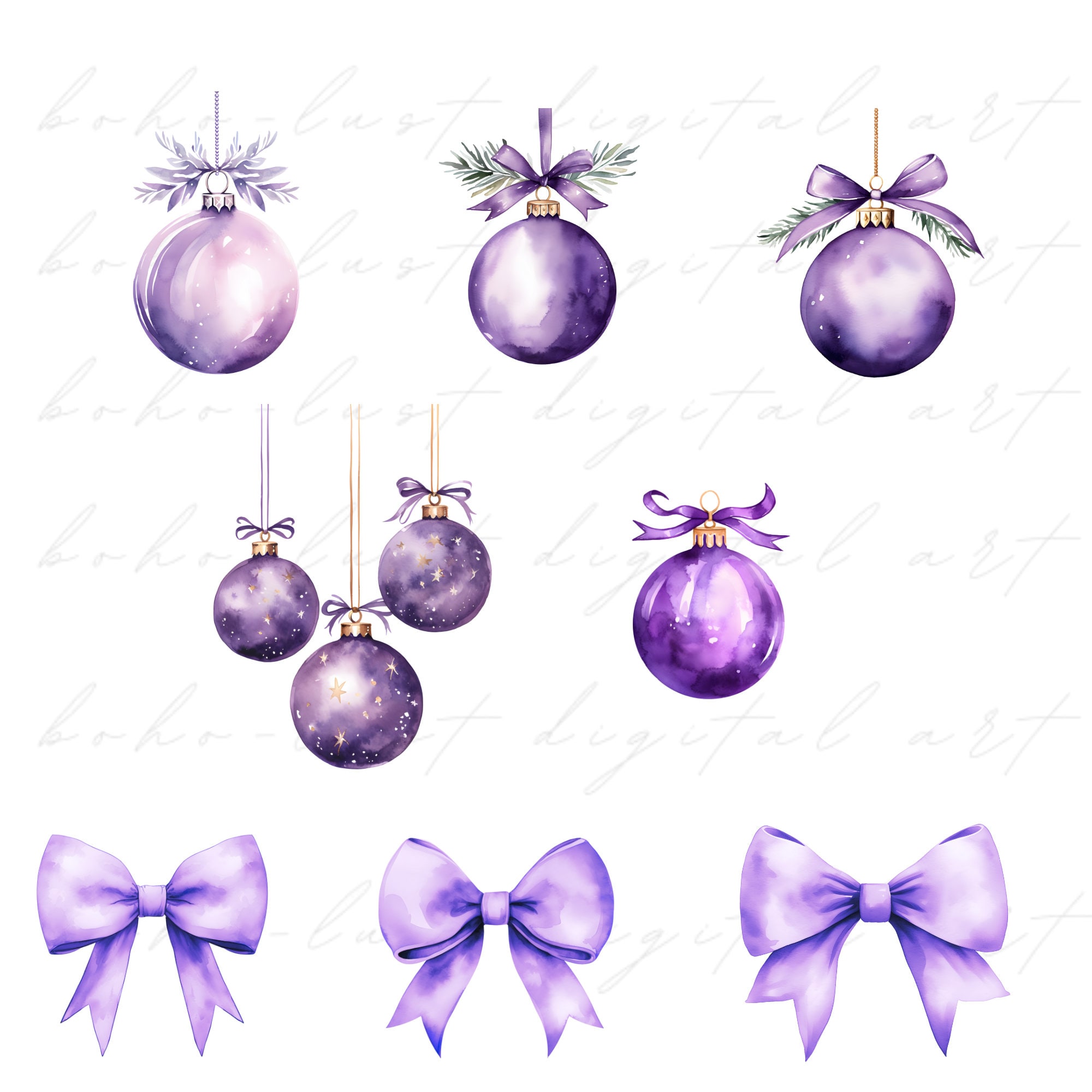 PNG Purple Christmas | Christmas Tree Clipart | Purple Holiday | Purple ...