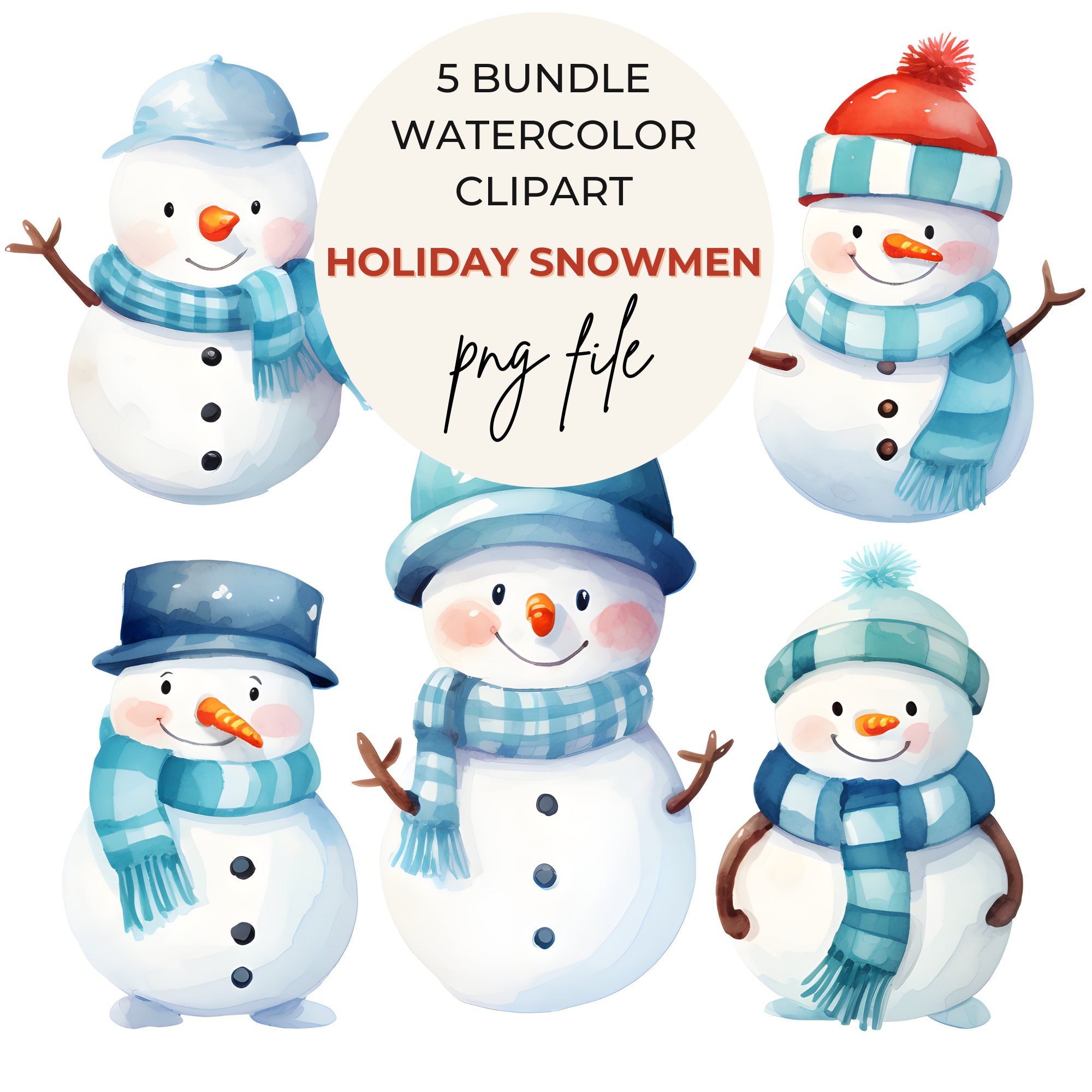 PNG Christmas Clipart Winter Holidays images Snowman Clipart Commercial ...