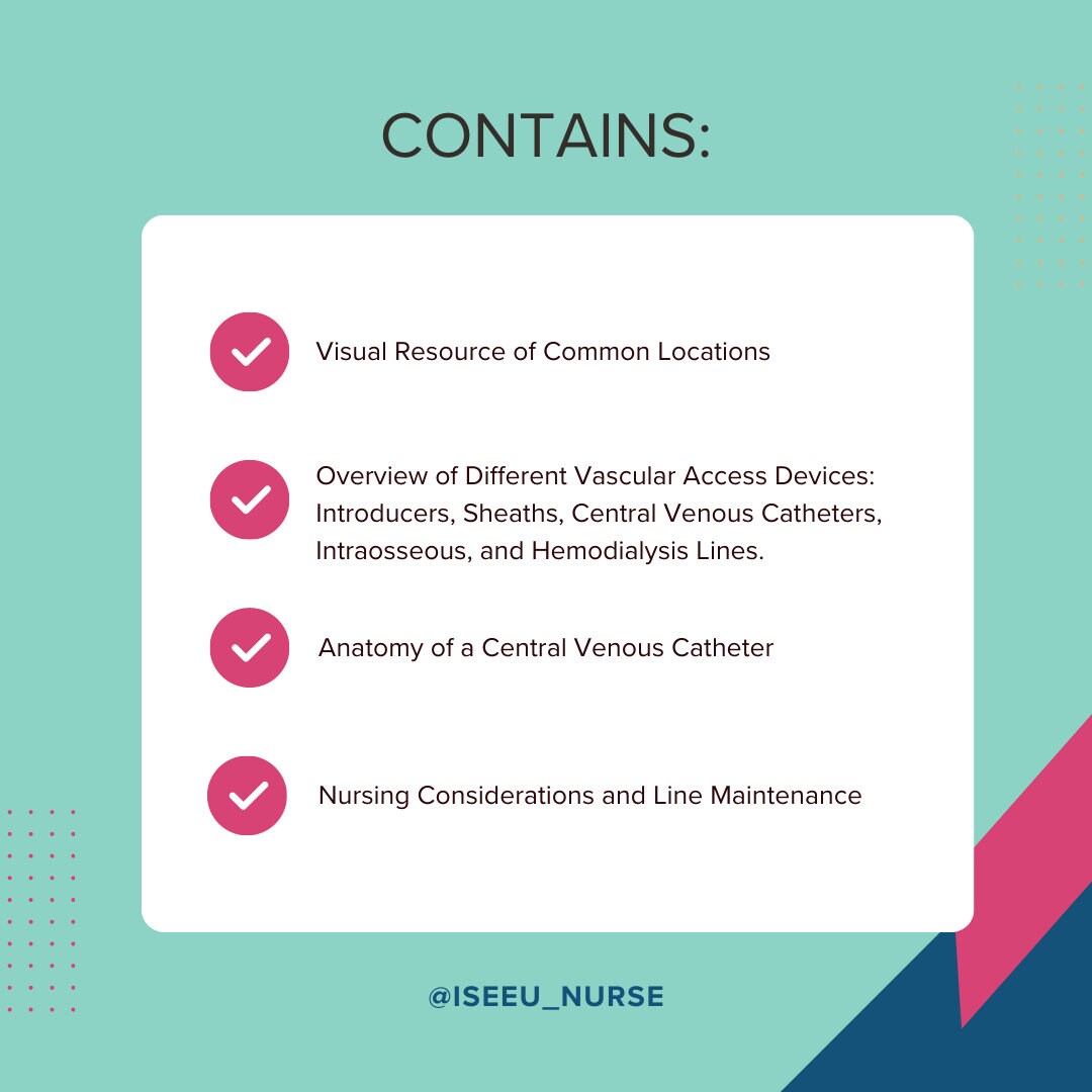 Common Vascular Access Resource for Nurses - Etsy