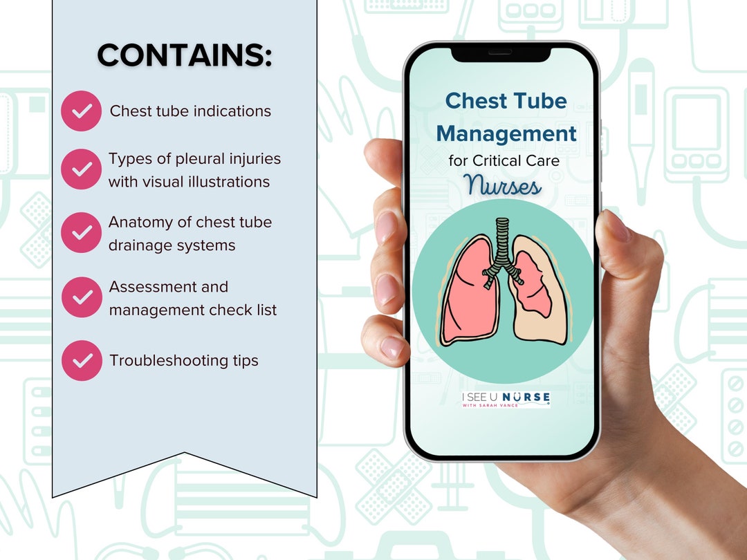 Chest Tube Management for Nurses - Tailored for All Areas: Critical ...