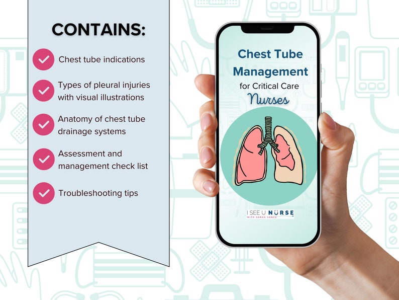 Chest Tube Management for Nurses - Tailored for All Areas: Critical ...