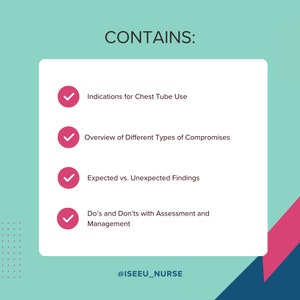 Chest Tube Management for Nurses Tailored for All Areas: Critical Care ...